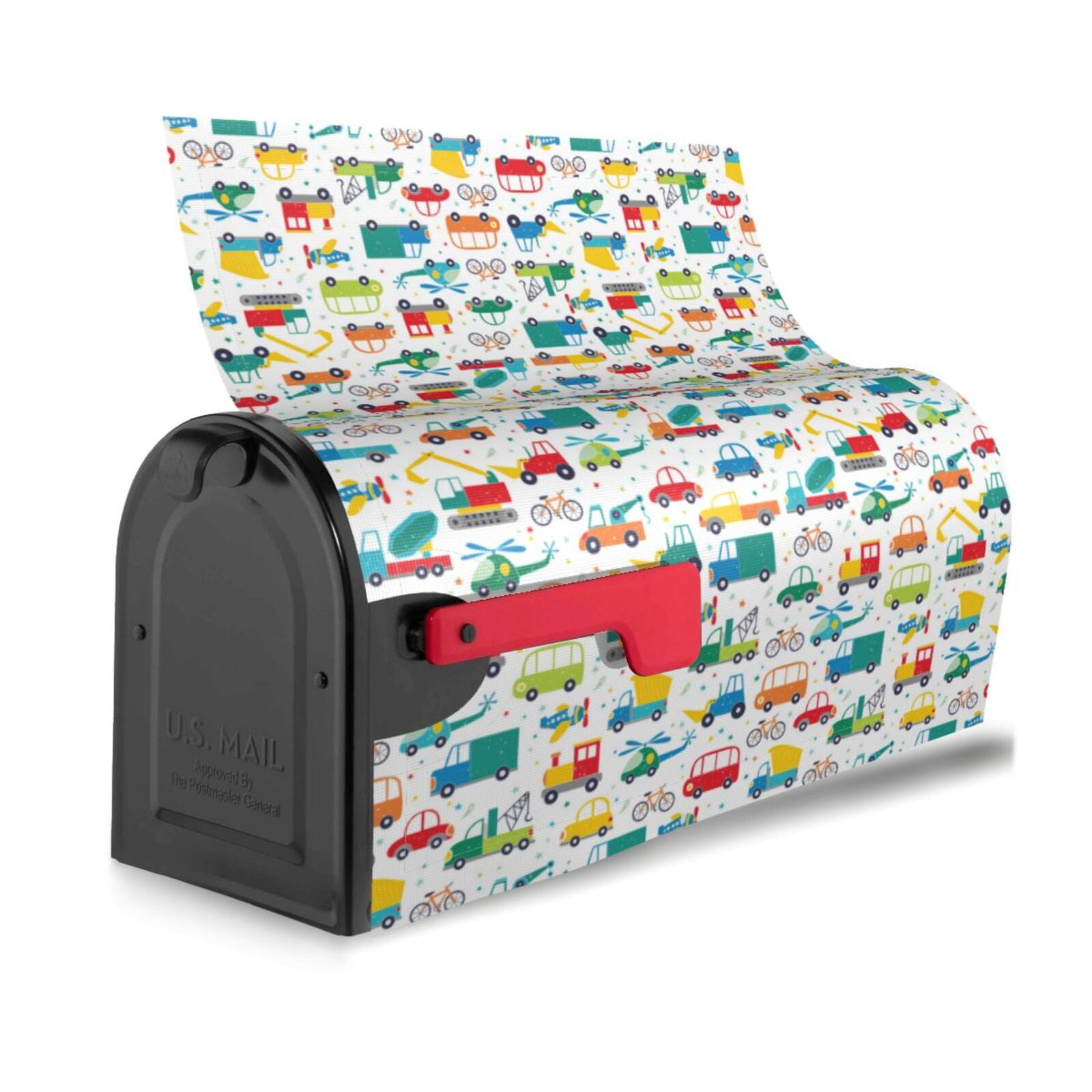 Bingfone Cute Transport Magnetic Mailbox Cover Standard Size for Garden ...