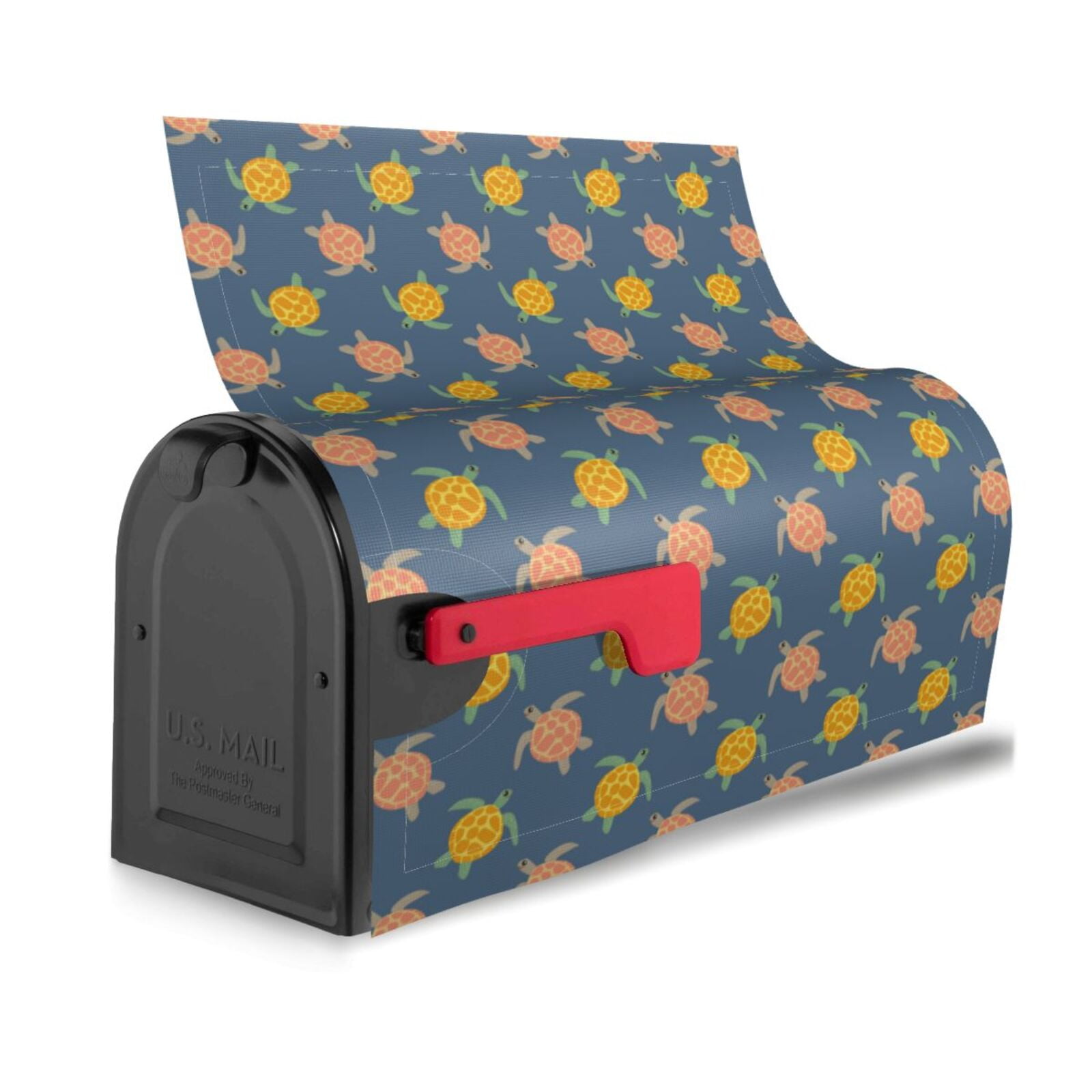 Bingfone Cute Turtle Magnetic Mailbox Cover Standard Size for Garden ...