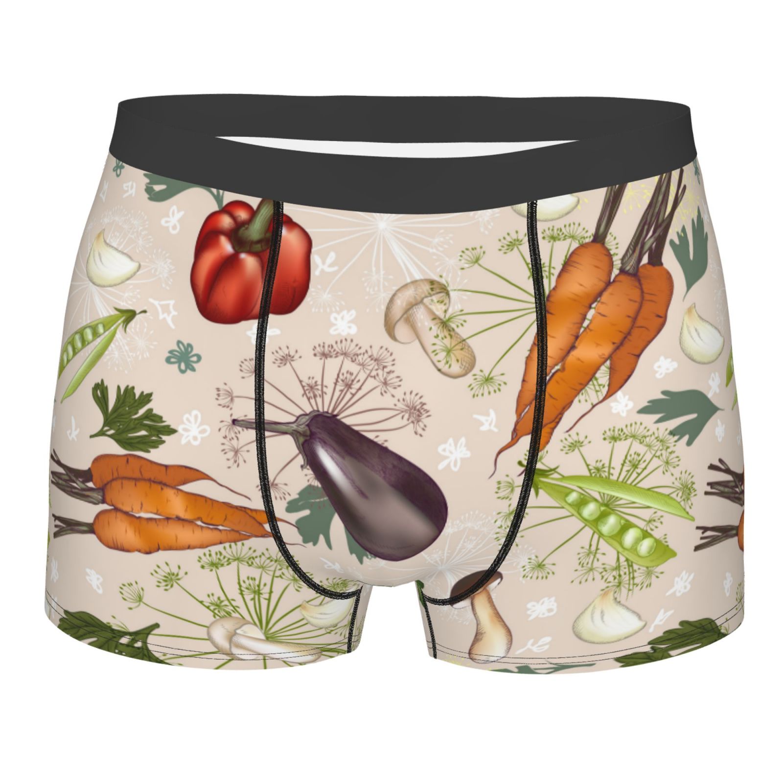 Bingfone Cute Vegetables Men'S Underwear - Casual Stretch Boxer Briefs ...