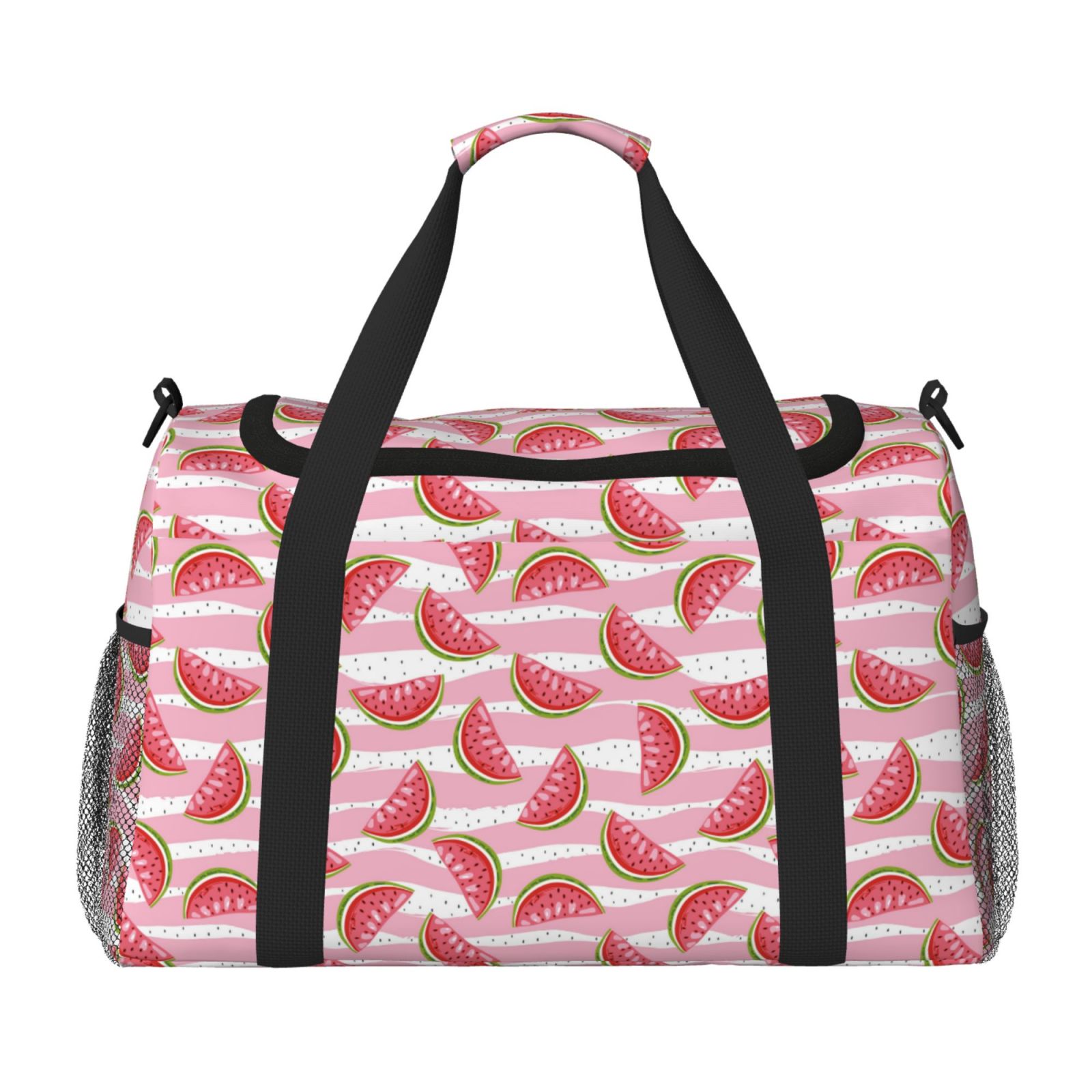 Bingfone Cute Watermelon Print Travel Duffel Tote Bag,Waterproof ...