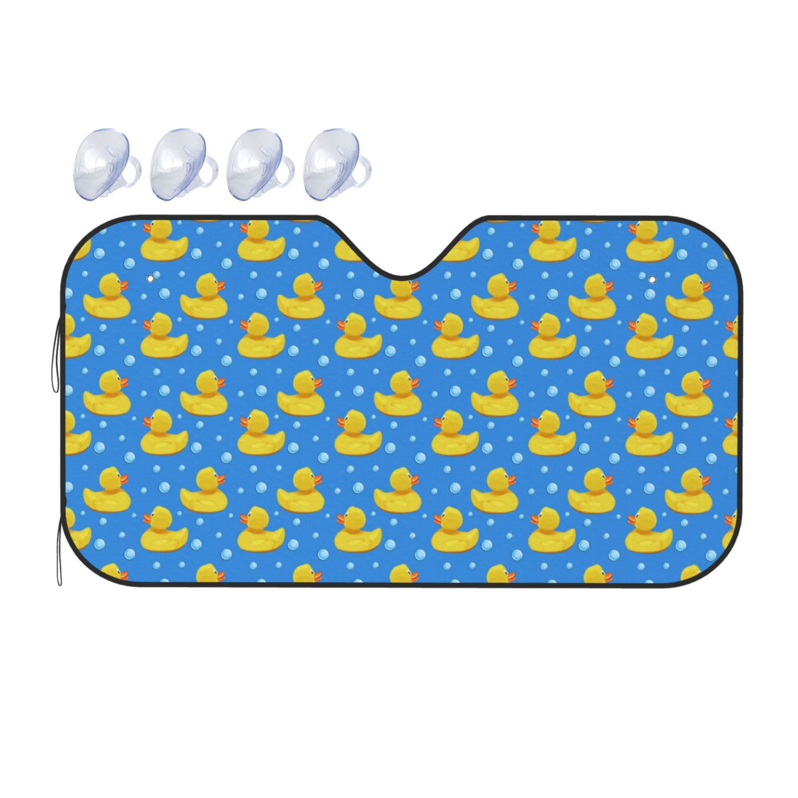 Bingfone Cute Yellow Rubber Ducks Car Windshield Sunshade,Sun Foldable ...
