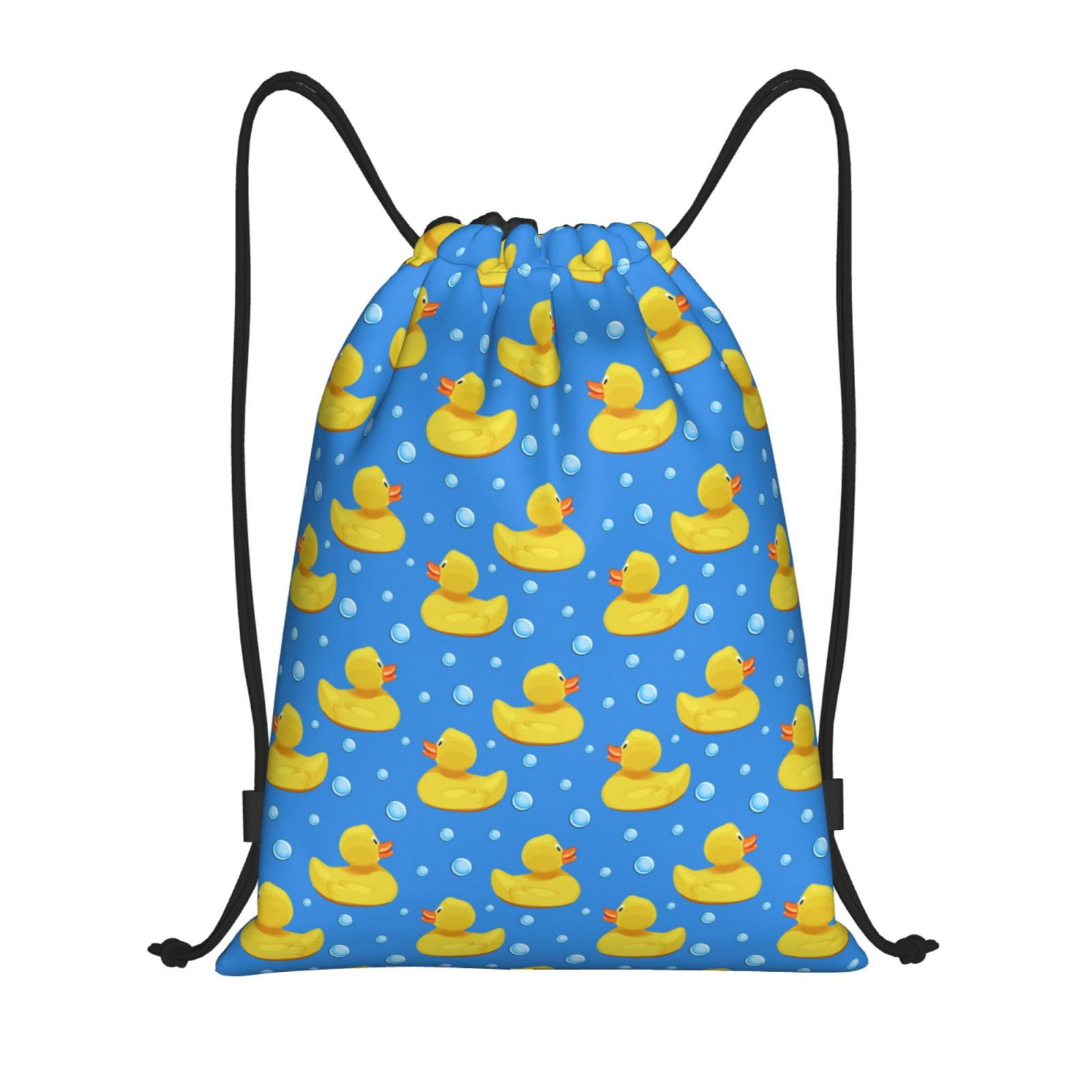 Bingfone Cute Yellow Rubber Ducks Drawstrings Backpacks Bags for Men ...