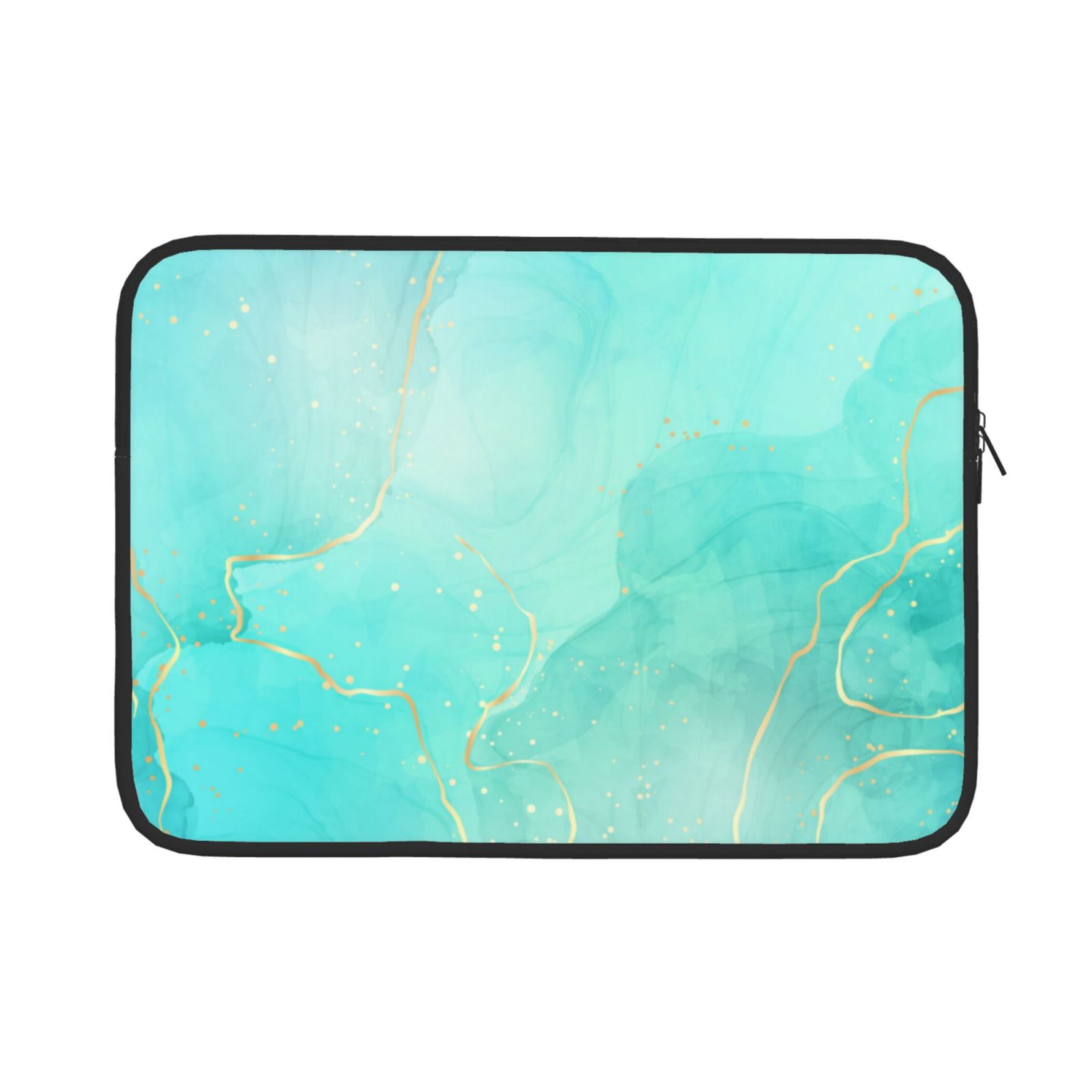 Bingfone Cyan Mint Marble Laptop Sleeve Case 13 inch , 360° Protective ...
