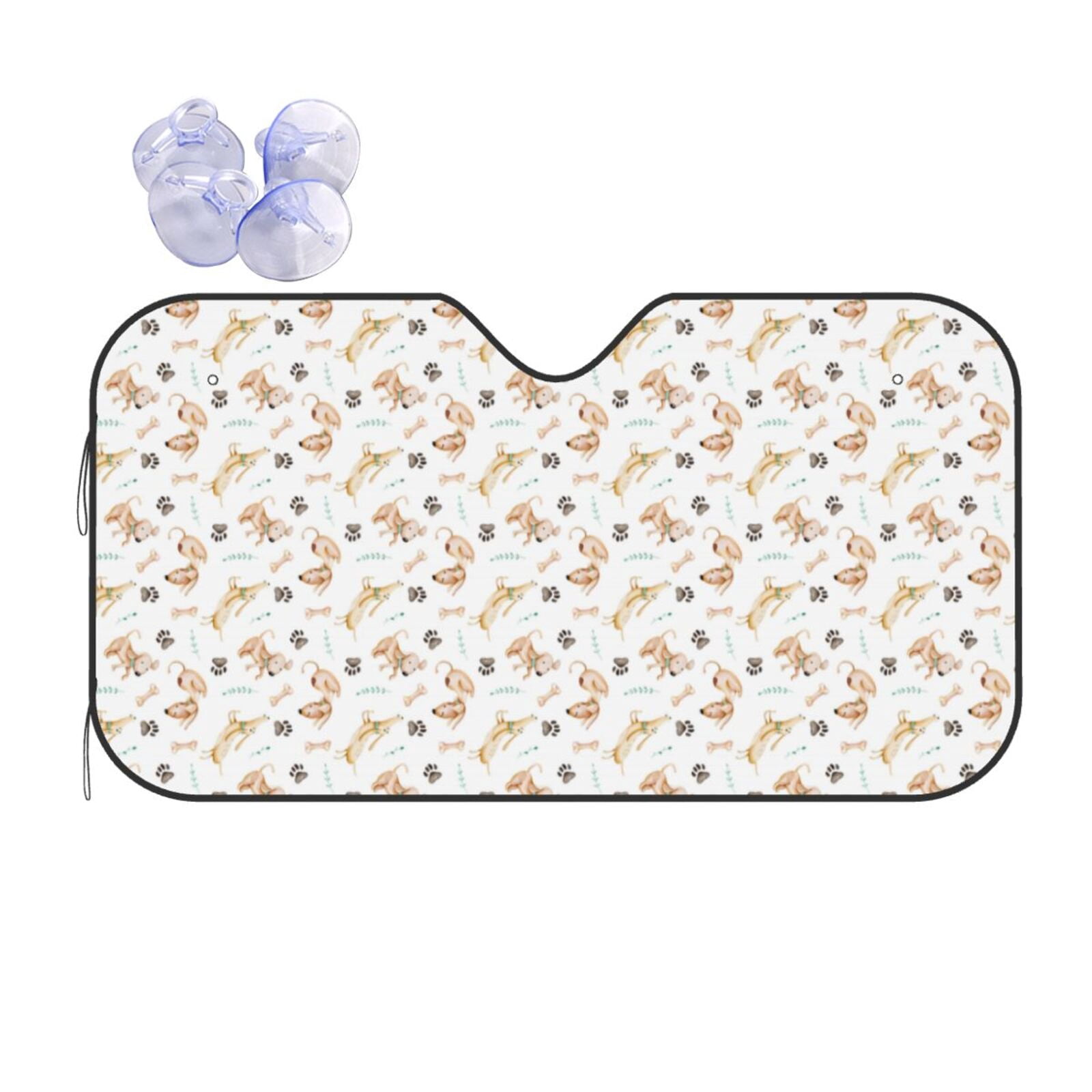 Bingfone Dachshund Dog Puppy Car Windshield Sun Shade Protector Keep ...