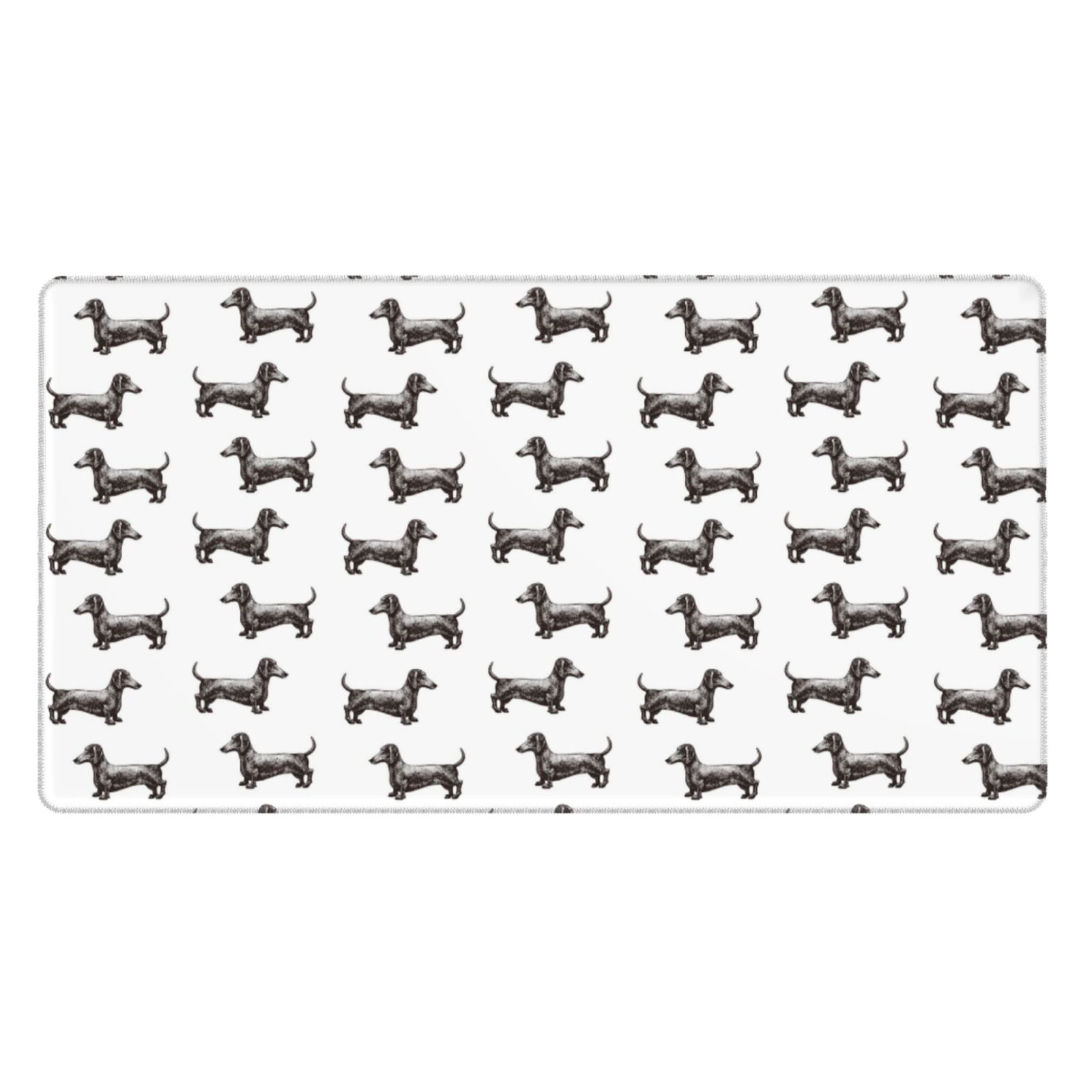 Bingfone Dachshund Dog Puppy Large Gaming Mouse Pad,Extended Desk ...