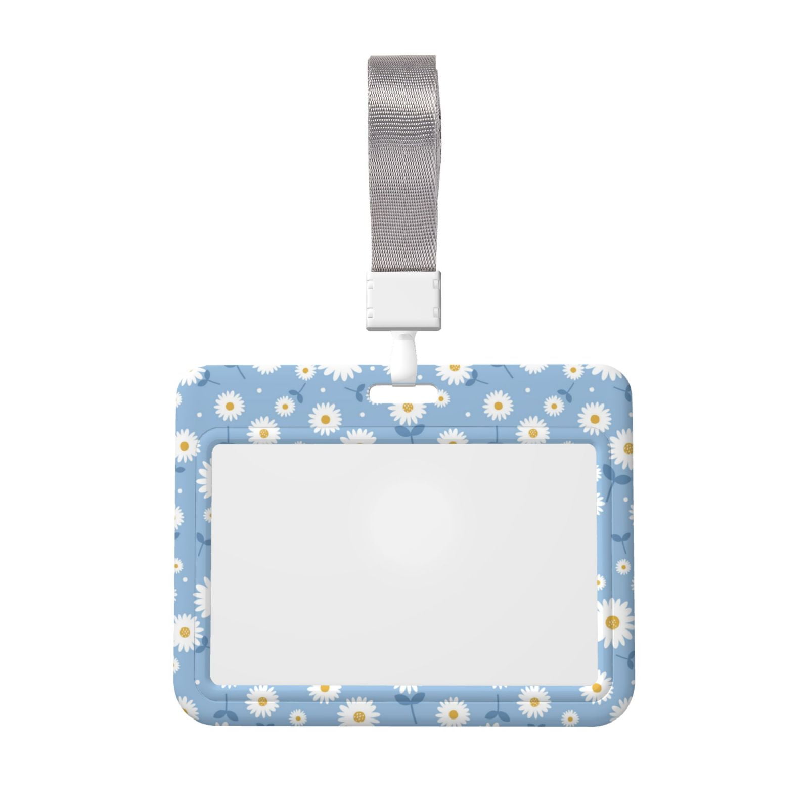 Bingfone Daisies Flowers Card Badge Holder,for Girls Girly Women 4 x 3 ...