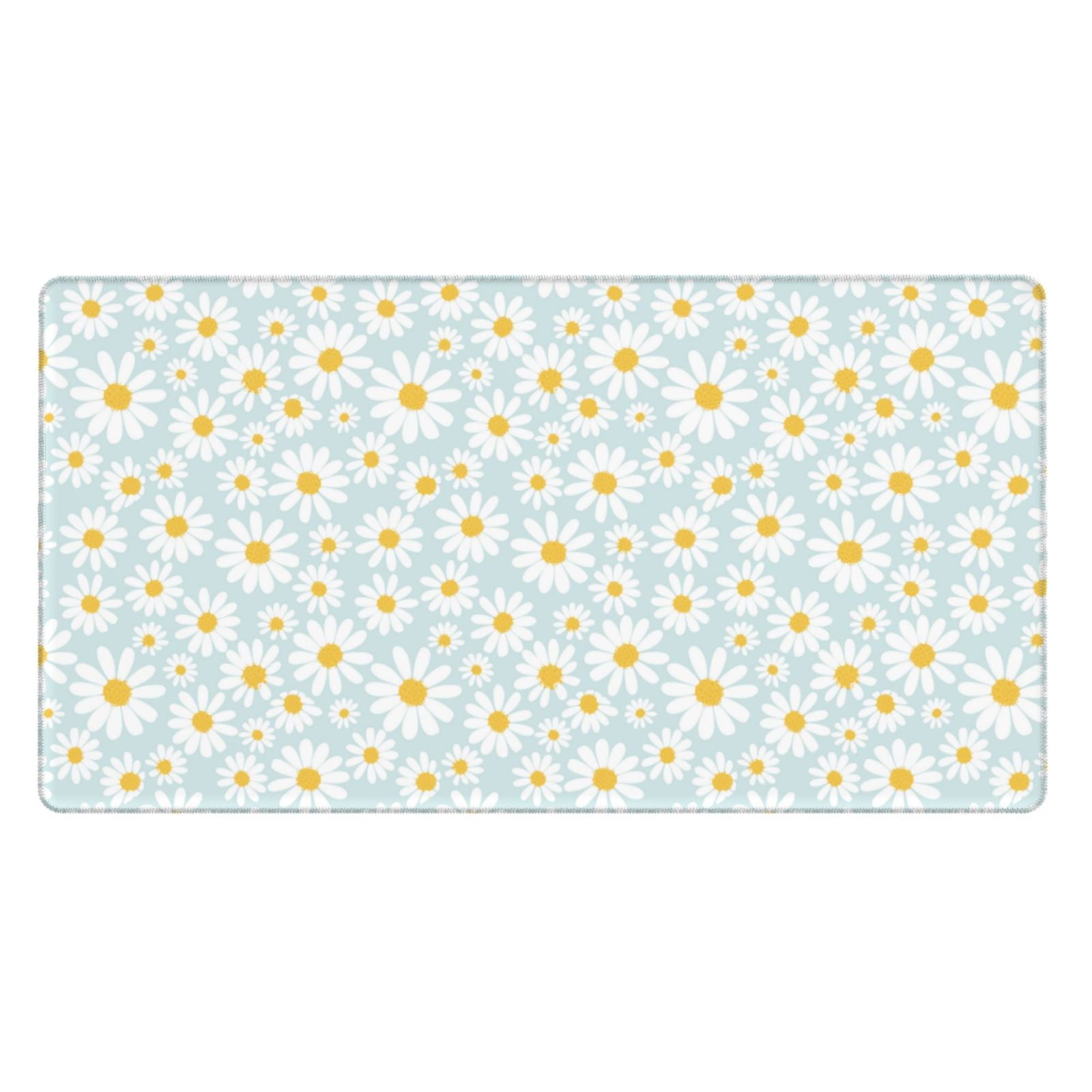 Bingfone Daisies Flowers Large Gaming Mouse Pad,Extended Desk Mousepad ...