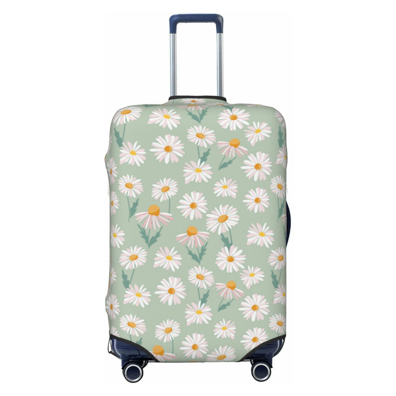 Bingfone Daisies Flowers Luggage Cover Washable Suitcase Cover ...