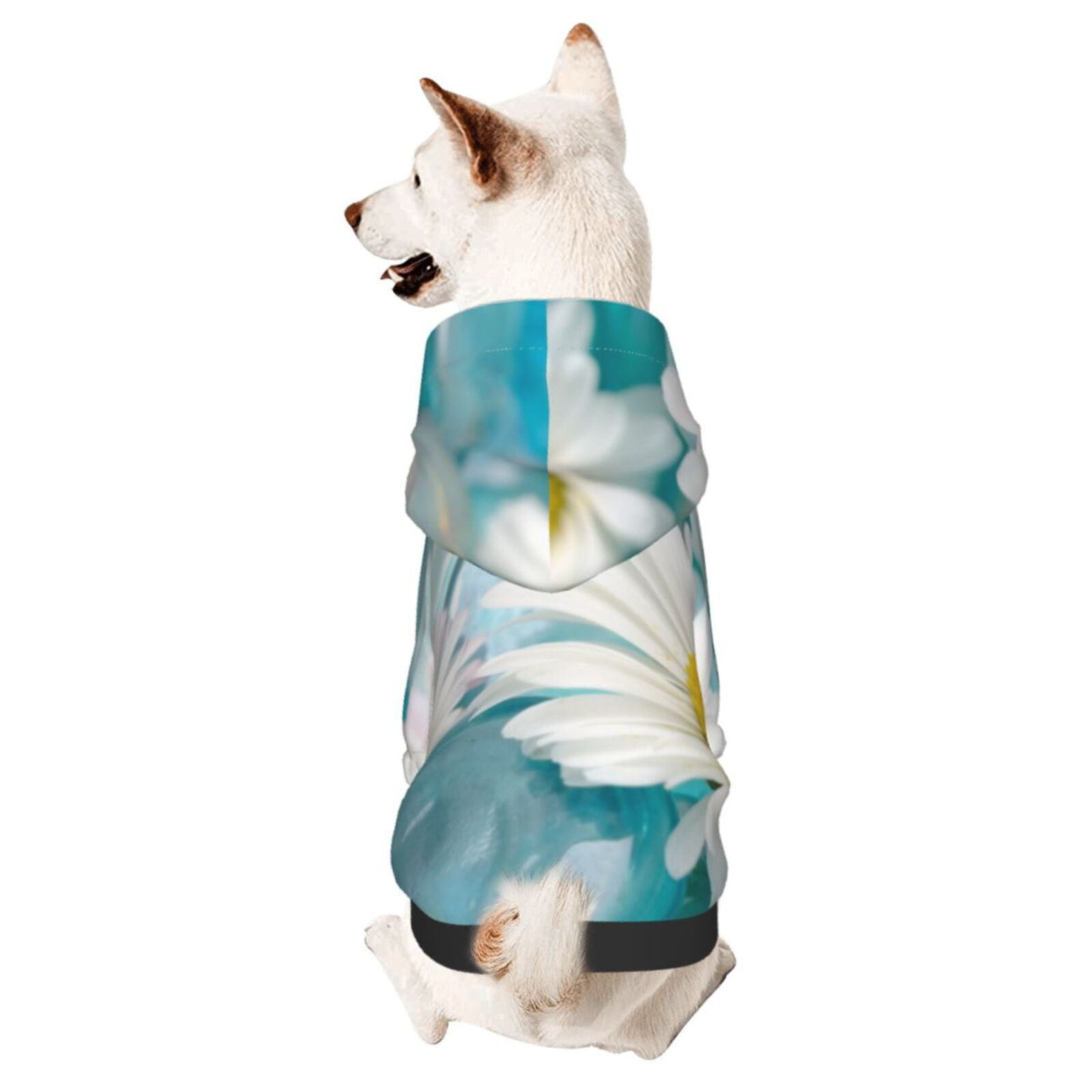 Bingfone Daisy Flowers Dog Clothes Hoodie, Pet Winter Coat,Puppy ...