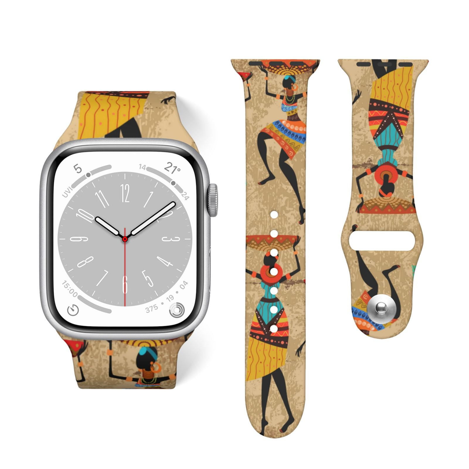 Bingfone Dancing African Women Print Compatible with Apple Watch Band ...