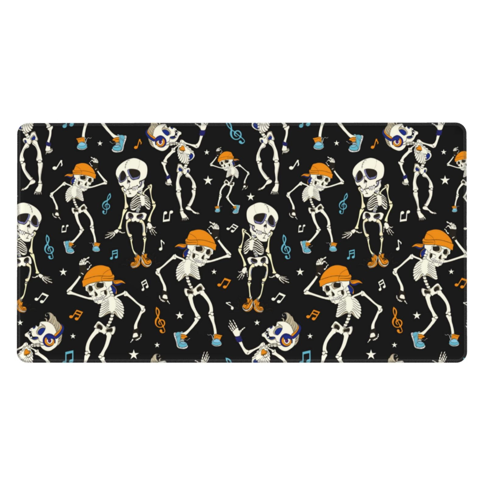 Bingfone Dancing Skeleton Party Large Gaming Mouse Pad,Extended Desk ...