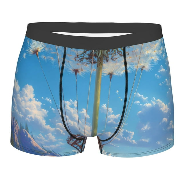 Bingfone Dandelion Hot Air Balloon Men's Underwear - Casual Stretch ...