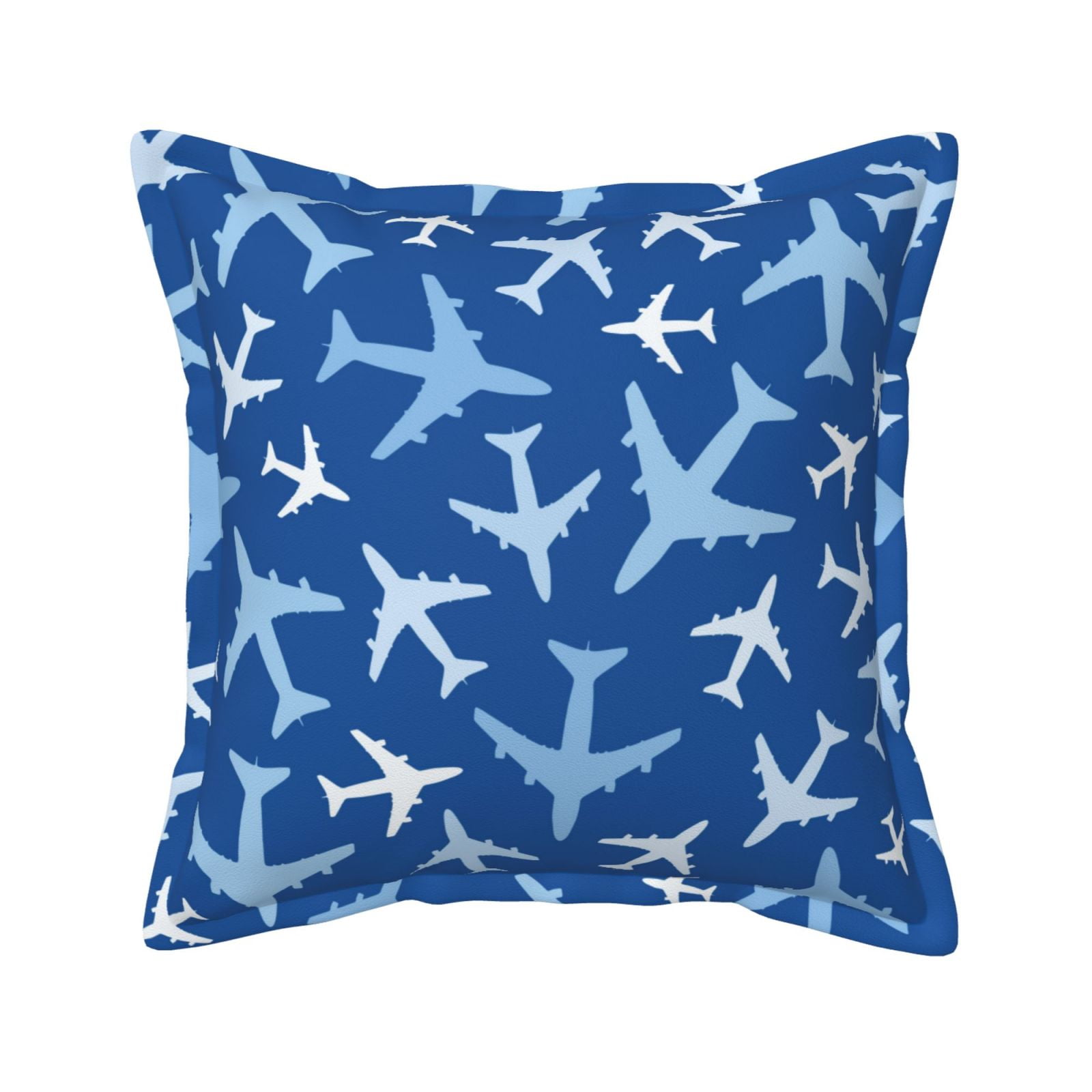 Bingfone Decorative Pillow Covers 16"X16" Airplanes In The Sky Couch ...