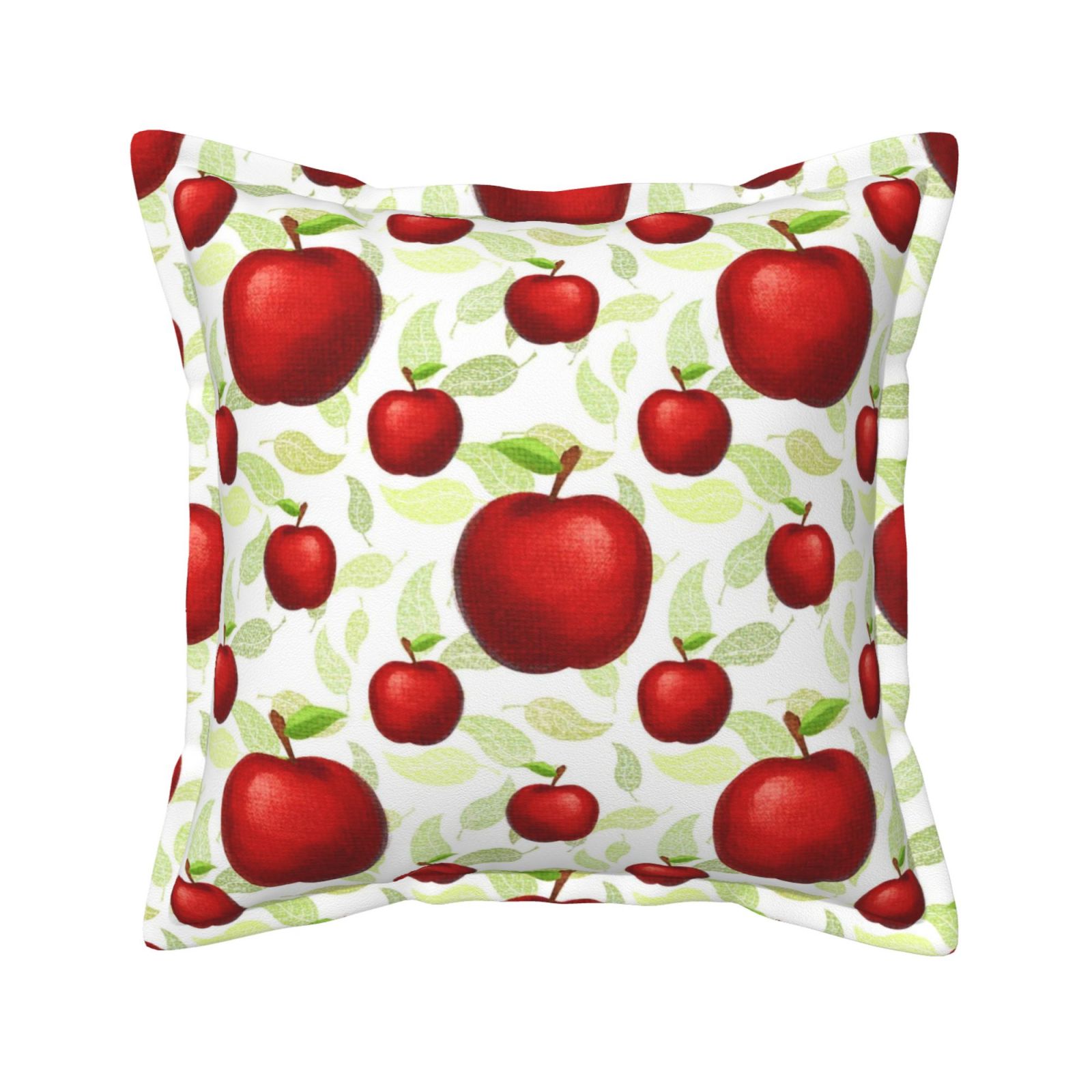 Bingfone Decorative Pillow Covers 16"X16" Fruit Apples Couch Pillow ...