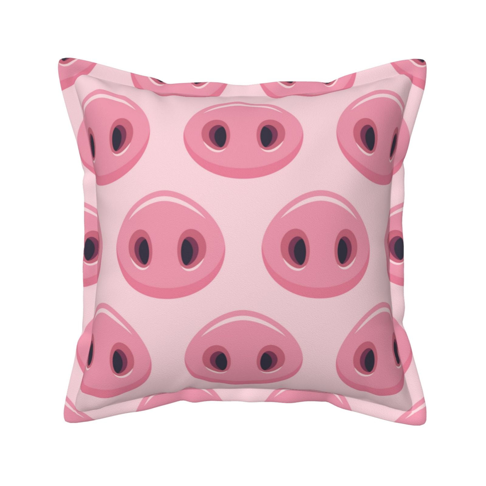 Bingfone Decorative Pillow Covers 16"X16" Pig Nose Couch Pillow Cases ...
