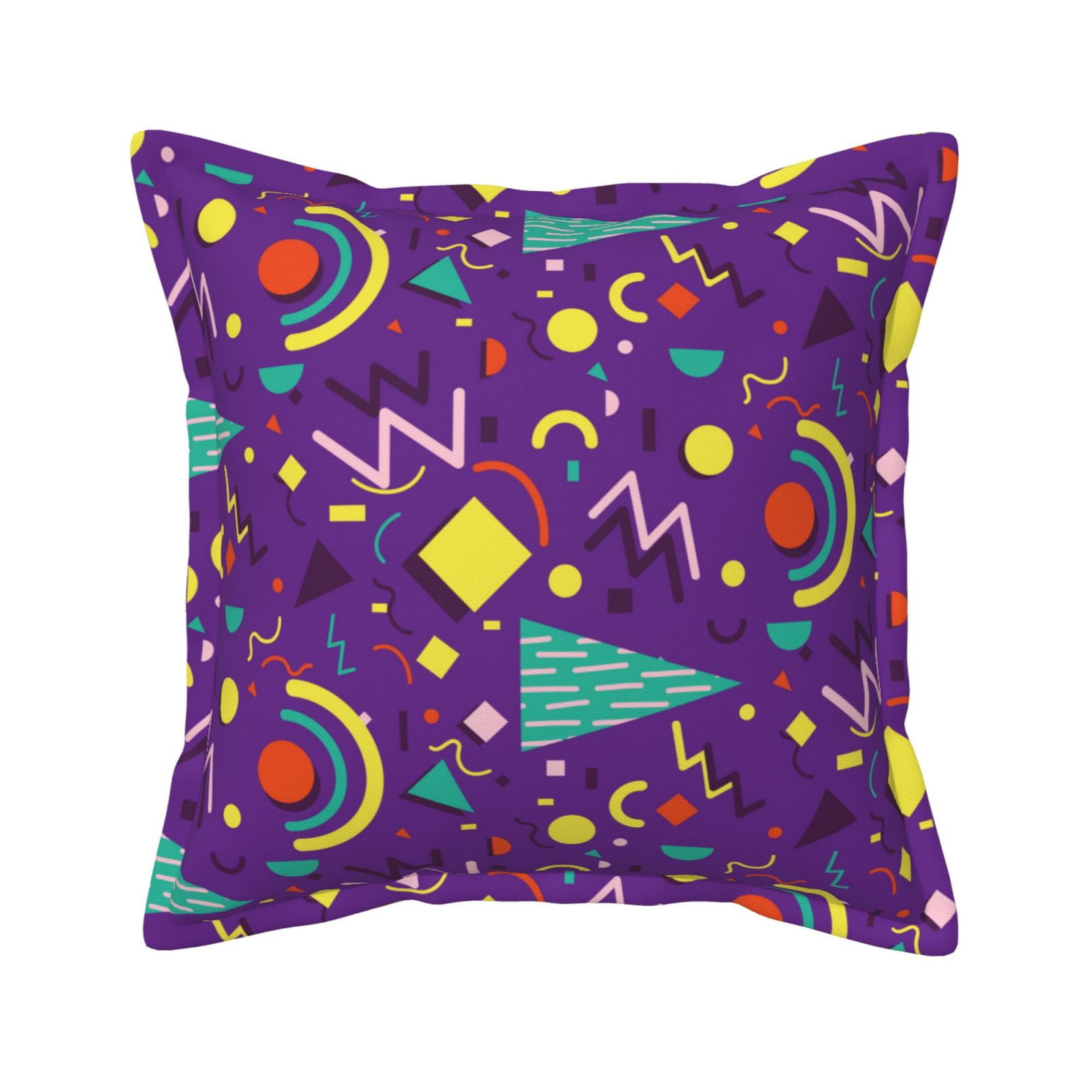 Bingfone Decorative Pillow Covers 16"X16" Retro 80s Style Couch Pillow ...