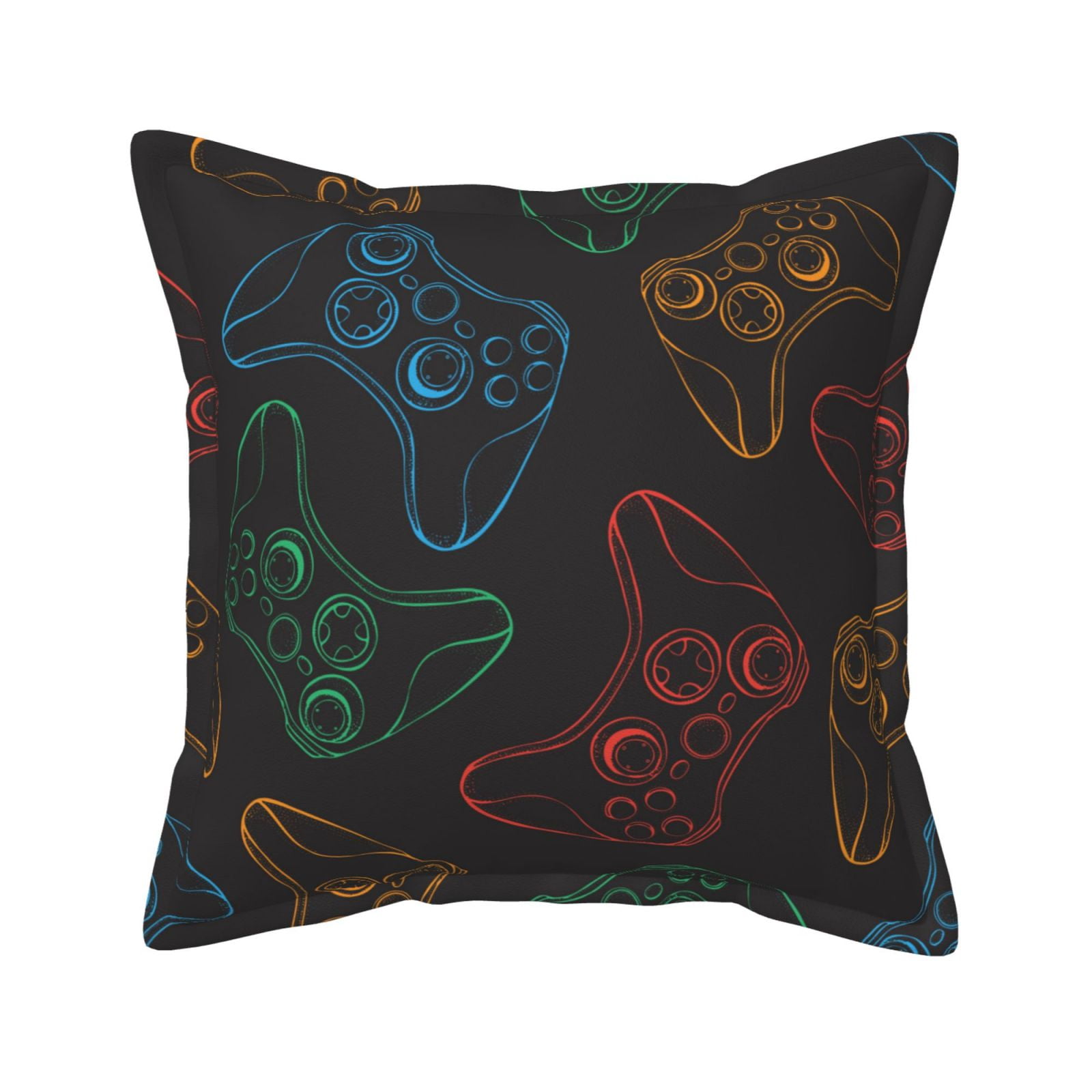Bingfone Decorative Pillow Covers 18"X18" Gamepad Joystick Game Couch ...