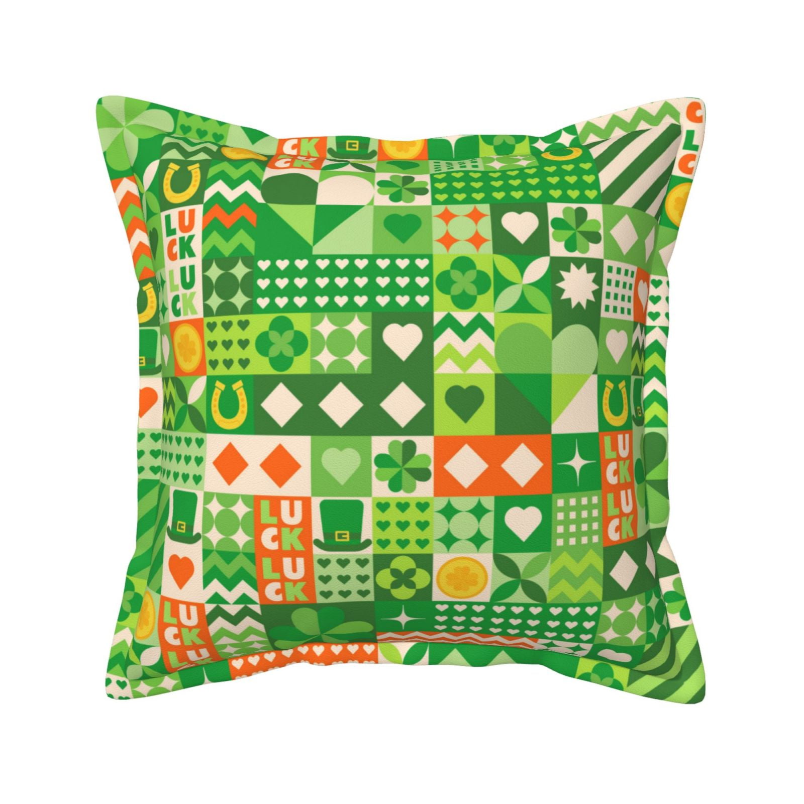 Bingfone Decorative Pillow Covers 18"X18" St Patrick'S Day6 Couch ...