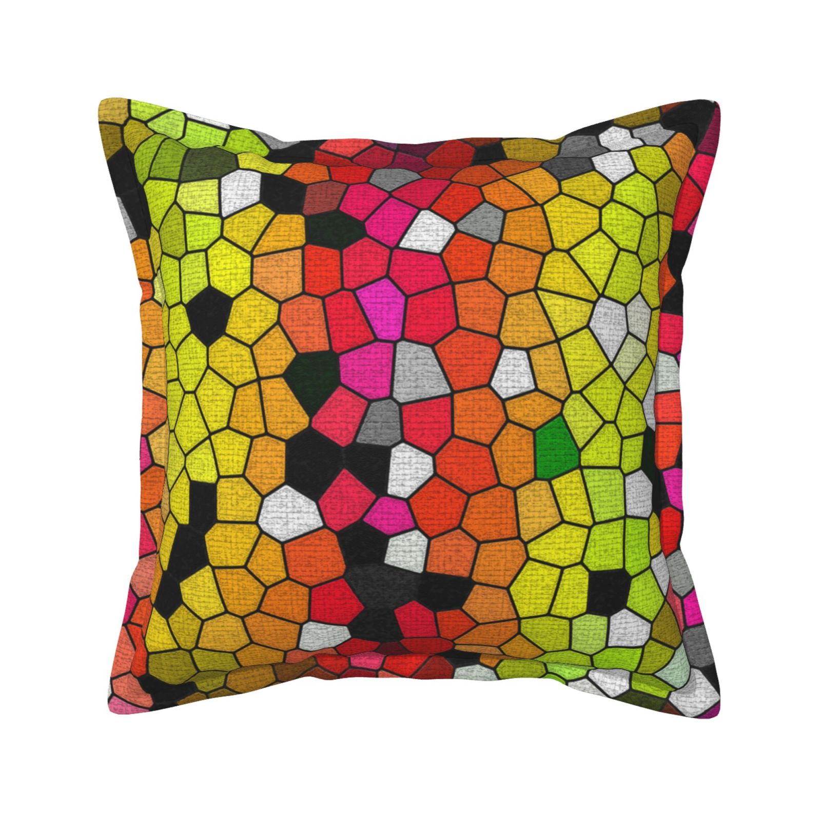 Bingfone Decorative Pillow Covers 20"X20" Colorful Tie Dye Stained ...