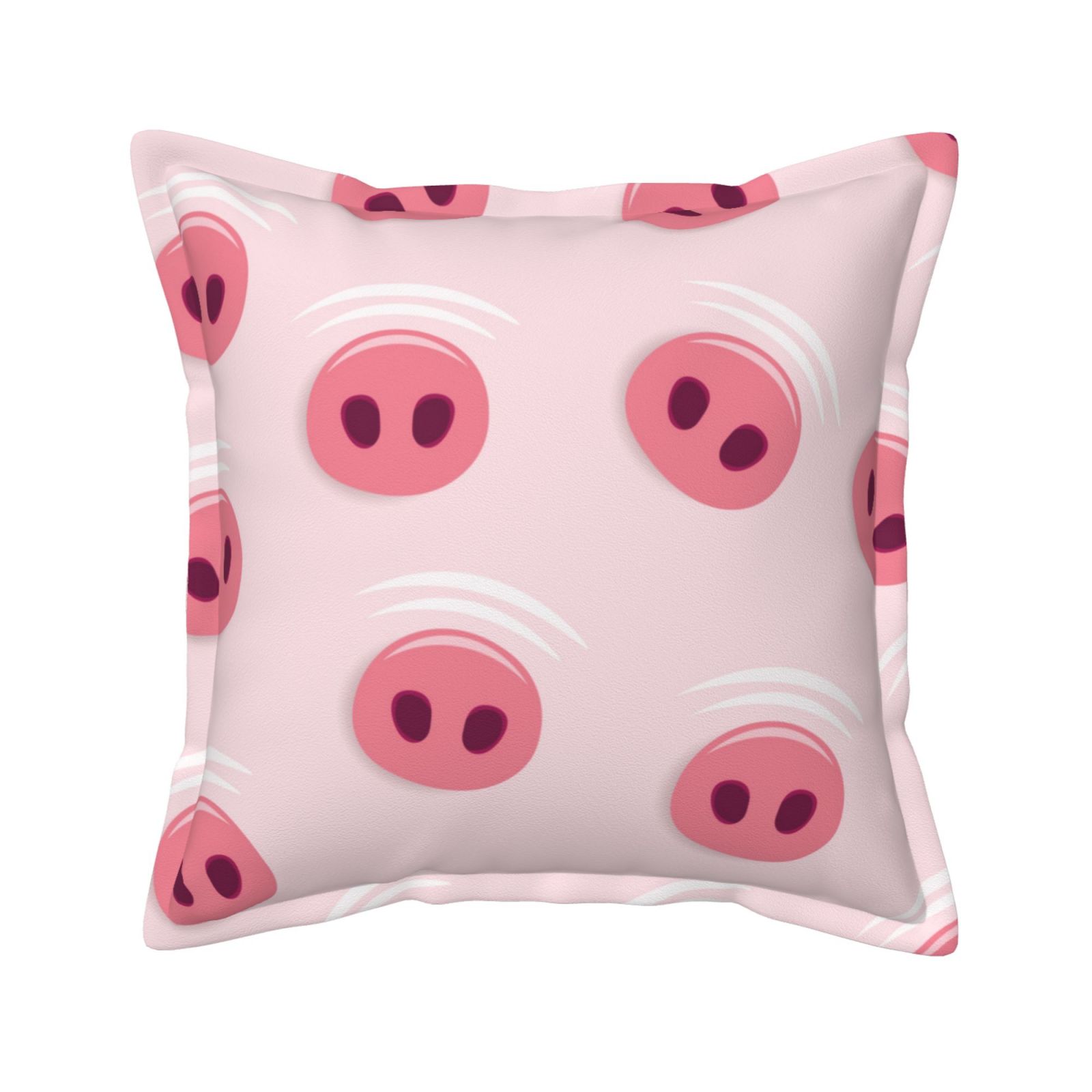 Bingfone Decorative Pillow Covers 20"X20" Cute Pig Nose Couch Pillow ...