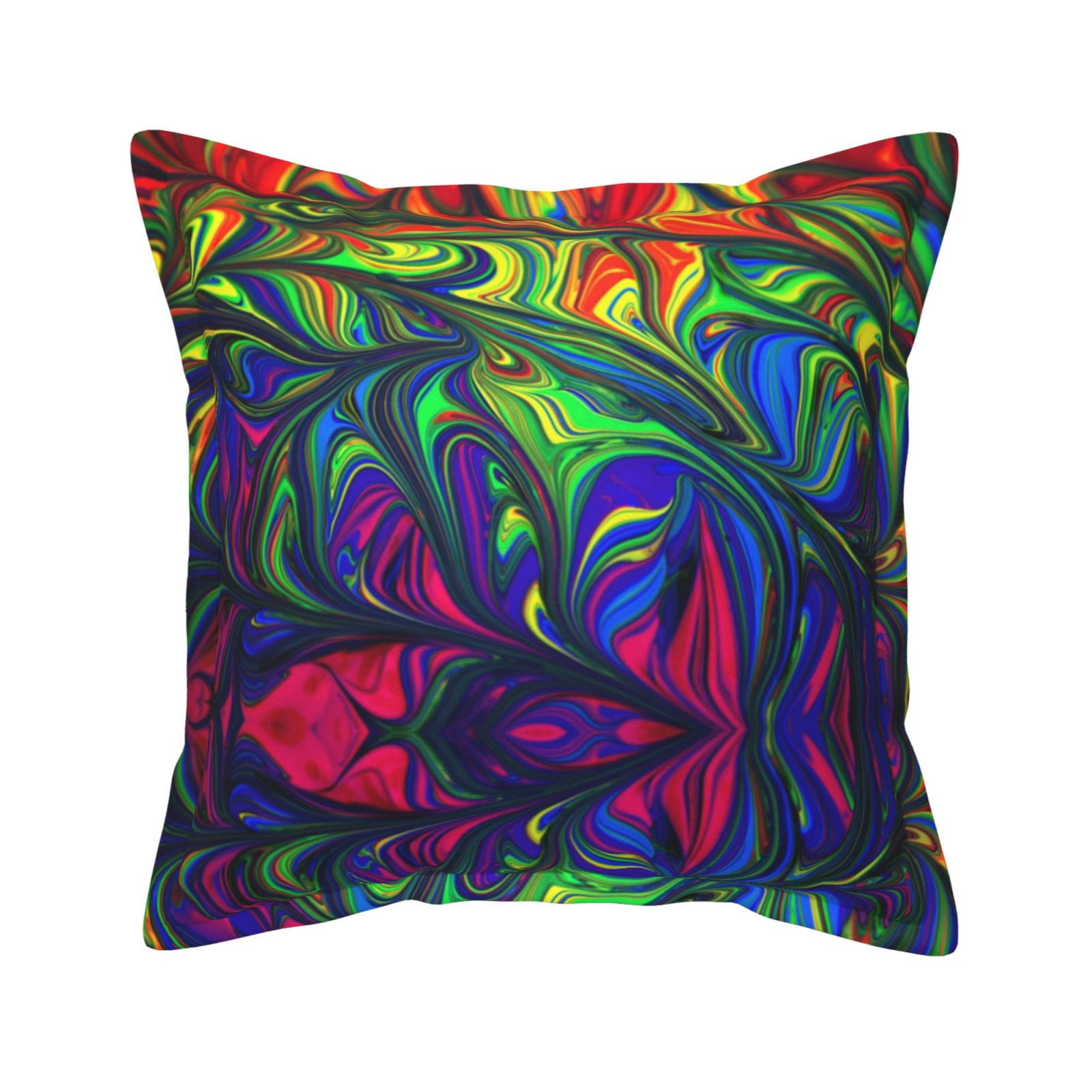 Bingfone Decorative Pillow Covers 20"X20" Pride Rainbow Couch Pillow Cases Modern Farmhouse ...