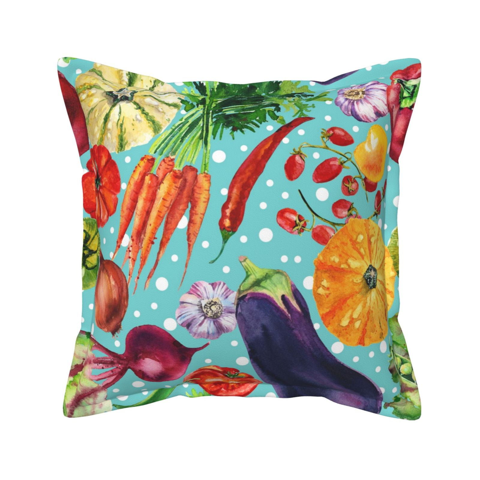 Bingfone Decorative Pillow Covers 20"X20" Vegetable Couch Pillow Cases ...