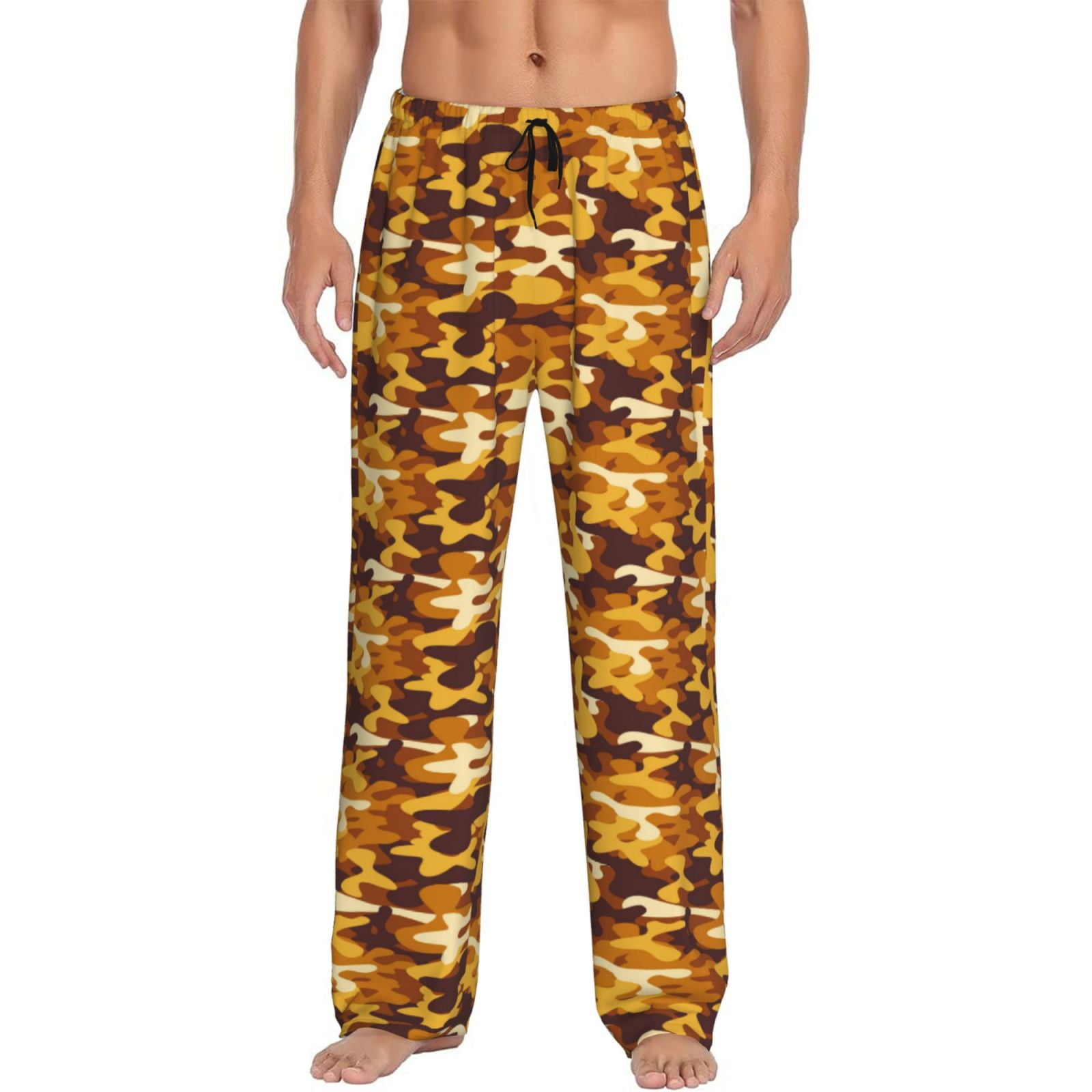 Bingfone Desert Camouflage Mens All Over Print Sleep Pajama Pants ...