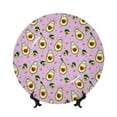 Bingfone Different Avocados Print Bone China Dinner Decorative Plates ...