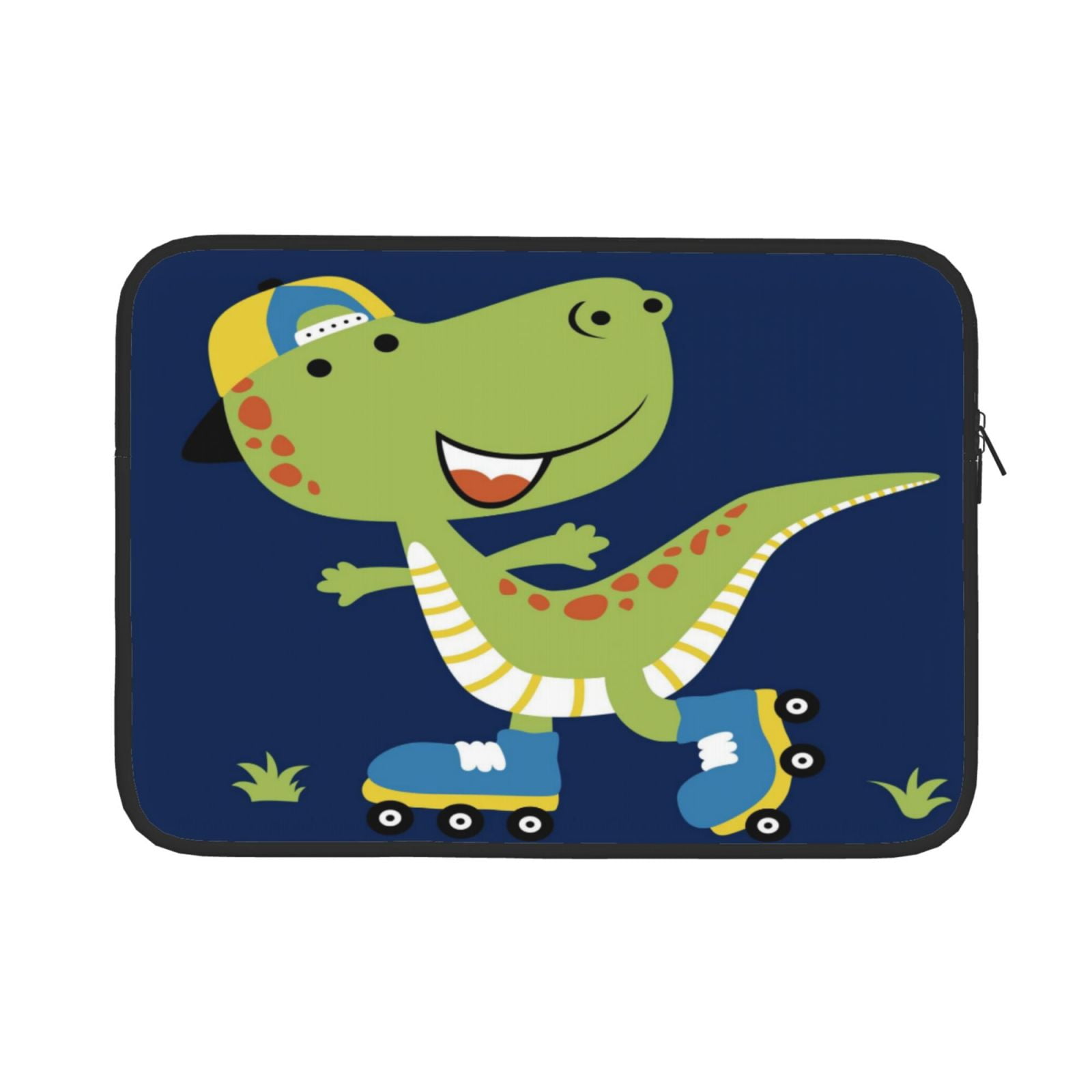 Bingfone Dino Playing Roller Skate Laptop Sleeve Case 15 Inch, 360 ...