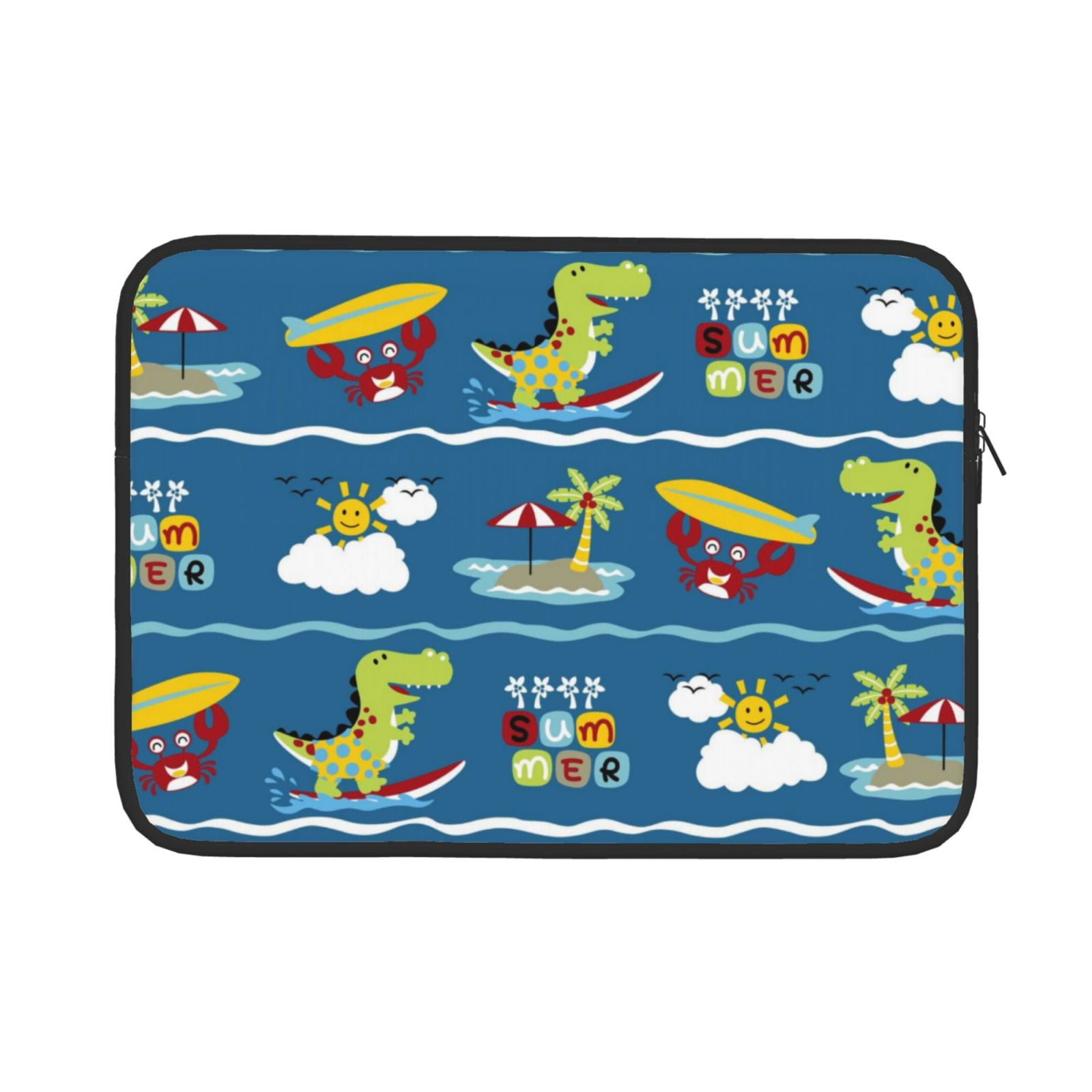 Bingfone Dinosaur On The Beach Vacation Laptop Sleeve Case 15 Inch, 360 ...