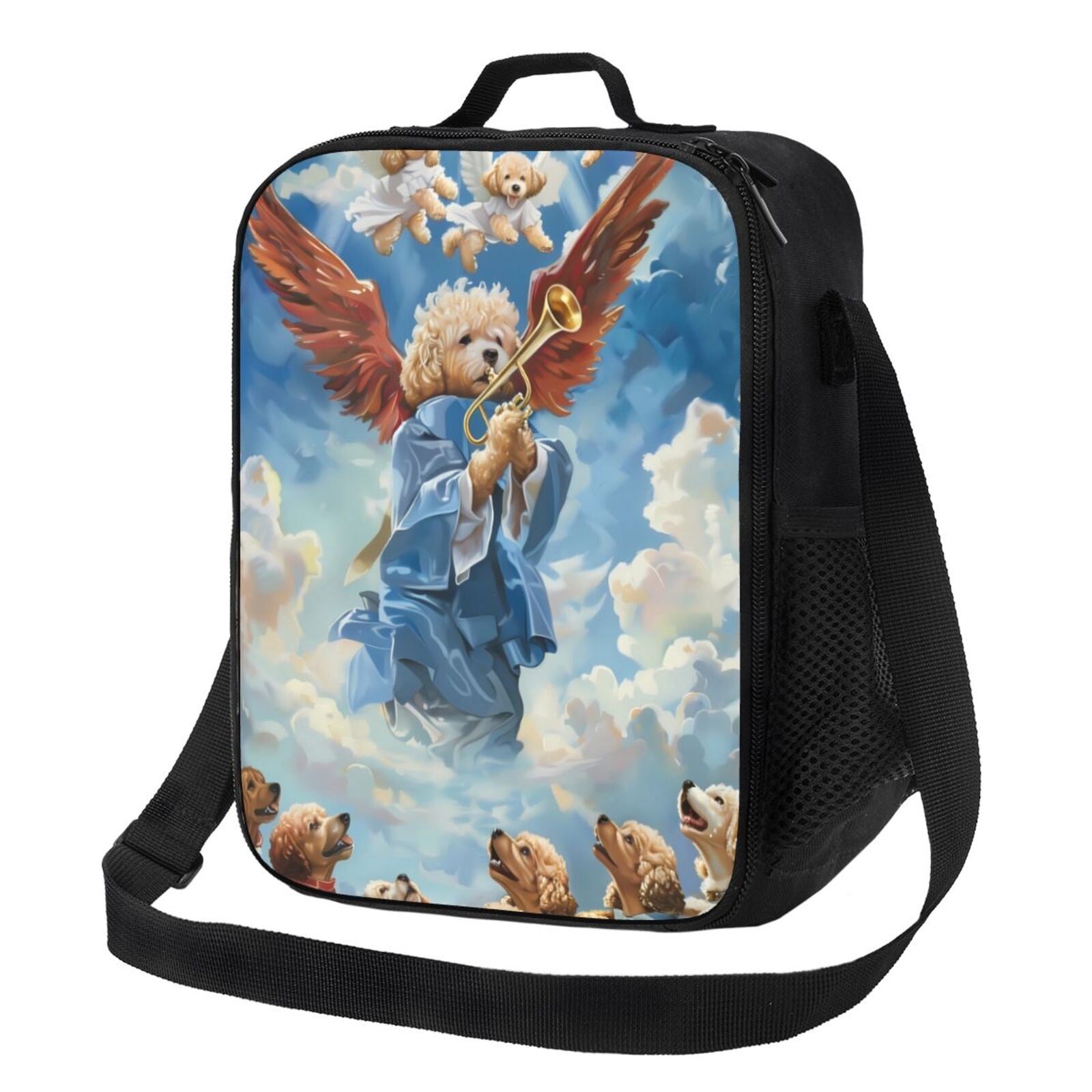 Bingfone Dog Angel Ascension Reusable Insulated Lunch Bag Cooler for ...