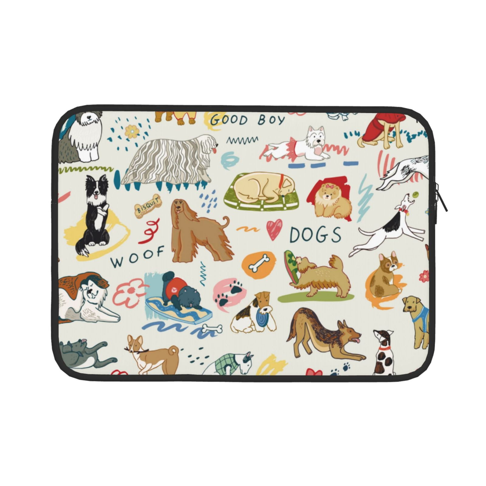 Bingfone Dogs Funny Pets Laptop Sleeve Case 15 Inch, 360° Protective ...