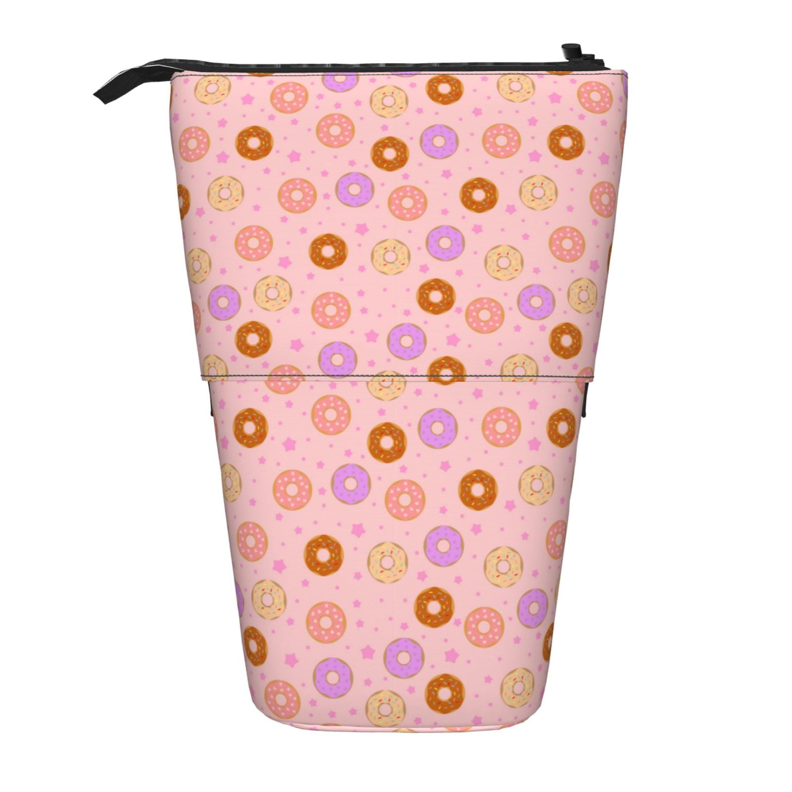 Bingfone Donuts Print Telescopic Pencil Bag Pen Holder Pop Up ...