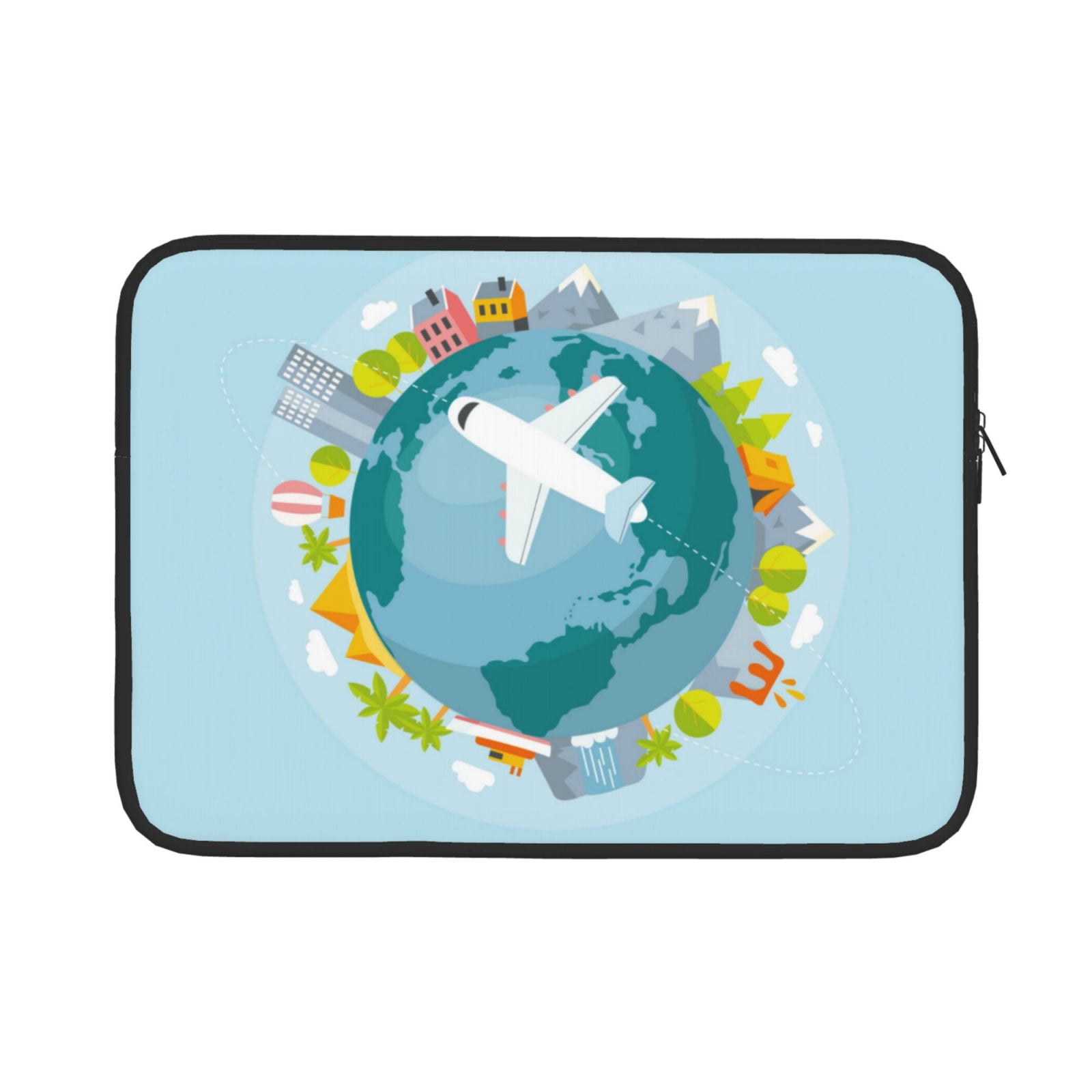 Bingfone Dreaming Travel Laptop Sleeve Case 13 Inch, 360° Protective ...
