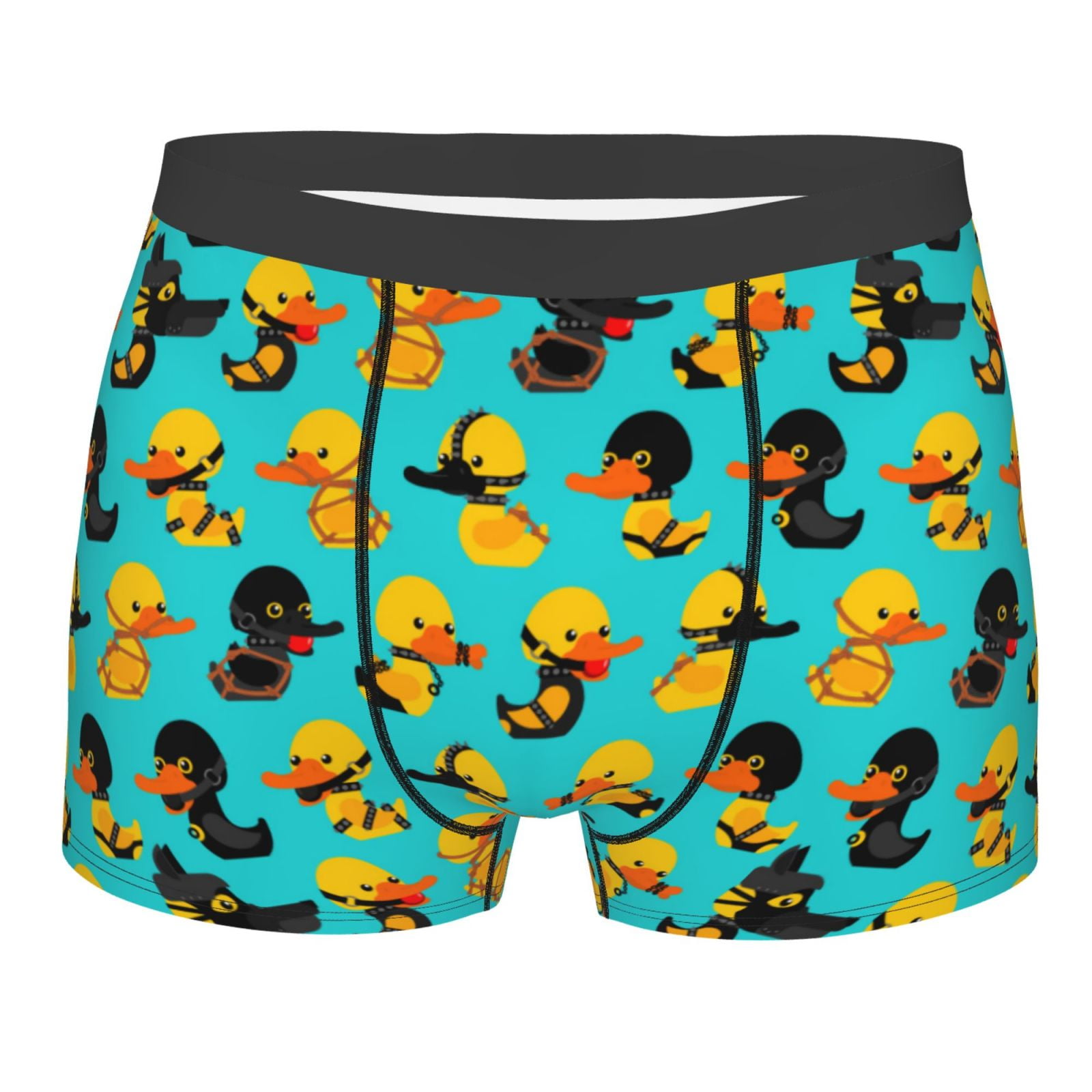 Bingfone Duck In Black Suit Men's Underwear - Casual Stretch Boxer ...