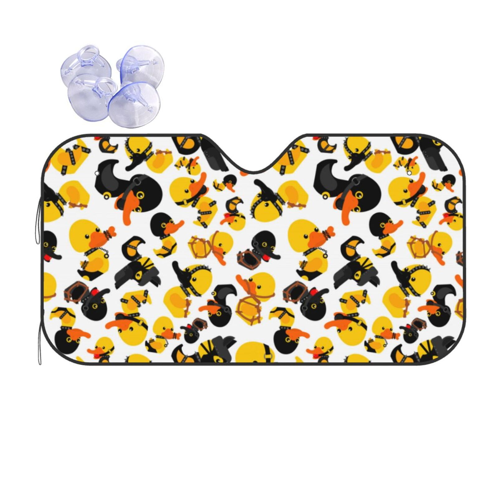 Bingfone Duck In Black Suit1 Car Windshield Sun Shade Protector Keep ...