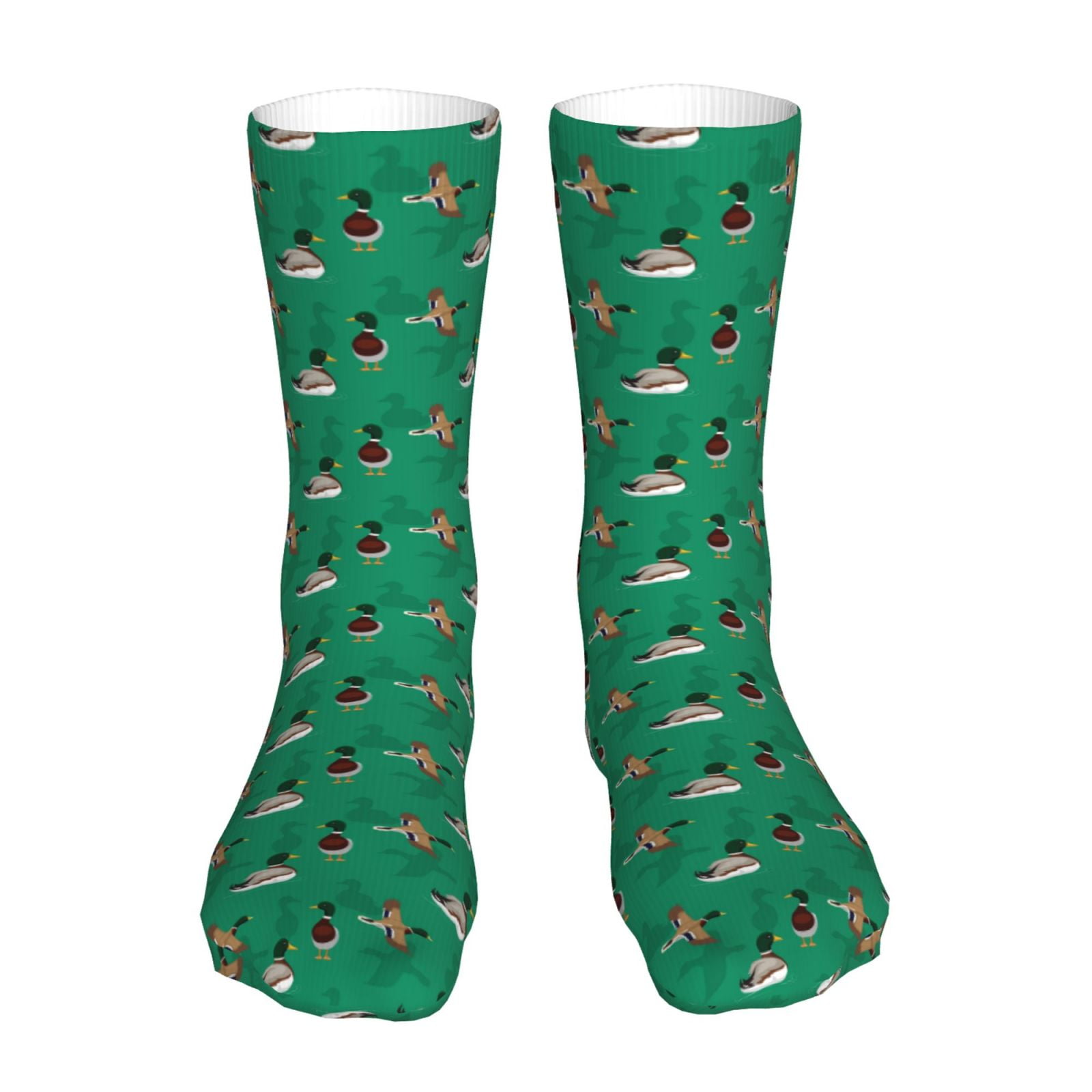 Bingfone Duck Mallard Flying Pose Prirnt Women's Men's Fun Pattern and ...