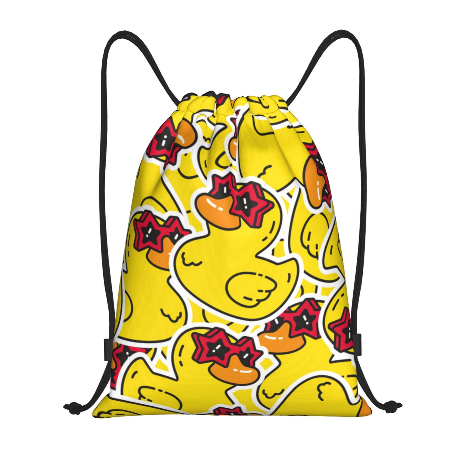 Bingfone Duck With Star Sunglasses Drawstrings Backpacks Bags For Men ...