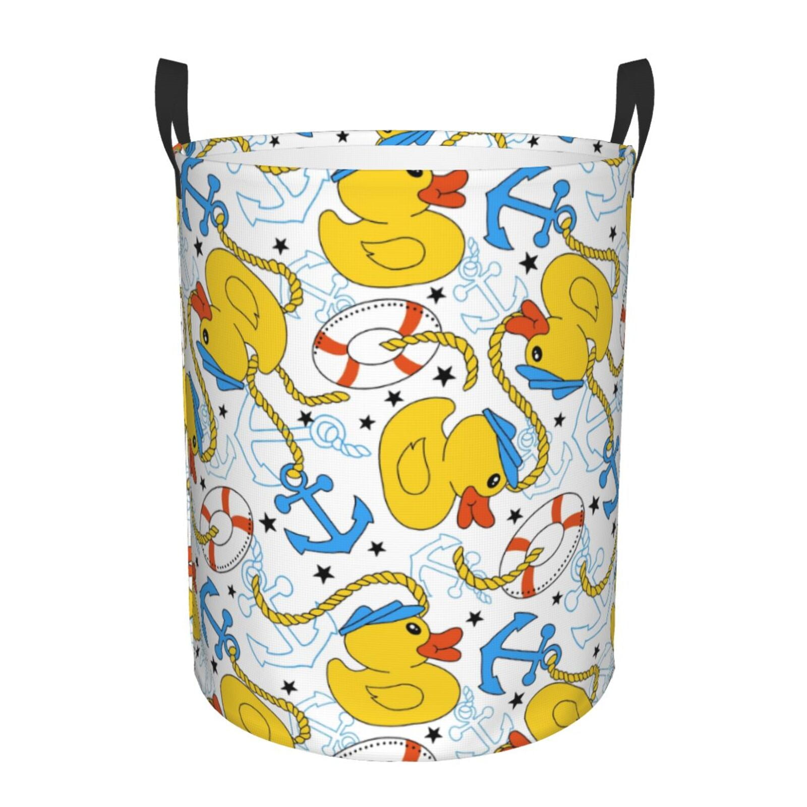 Bingfone Ducks and Anchors Waterproof Foldable Laundry Hamper Bucket ...