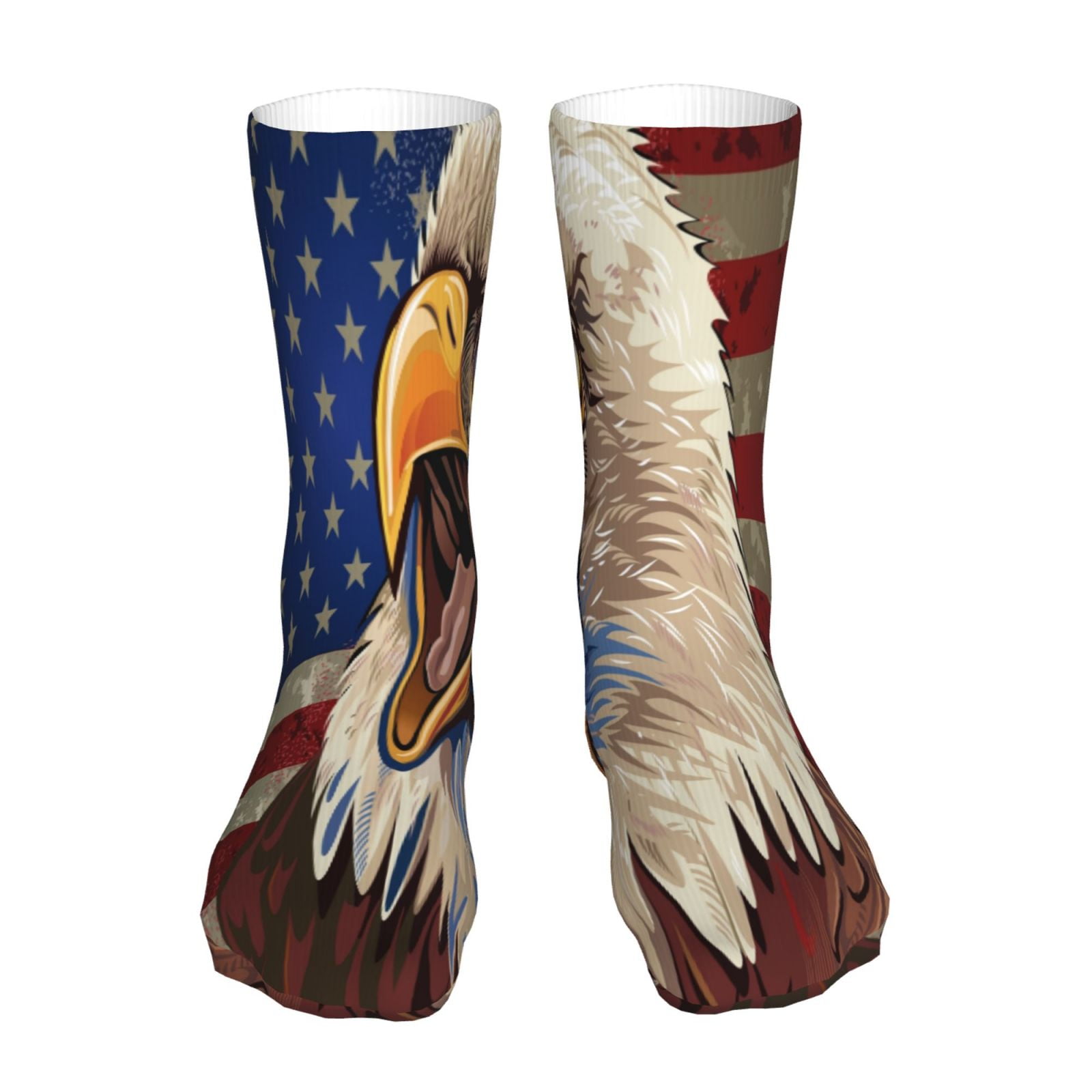 Bingfone Eagle With USA Flags Prirnt Women's Men's Fun Pattern and ...