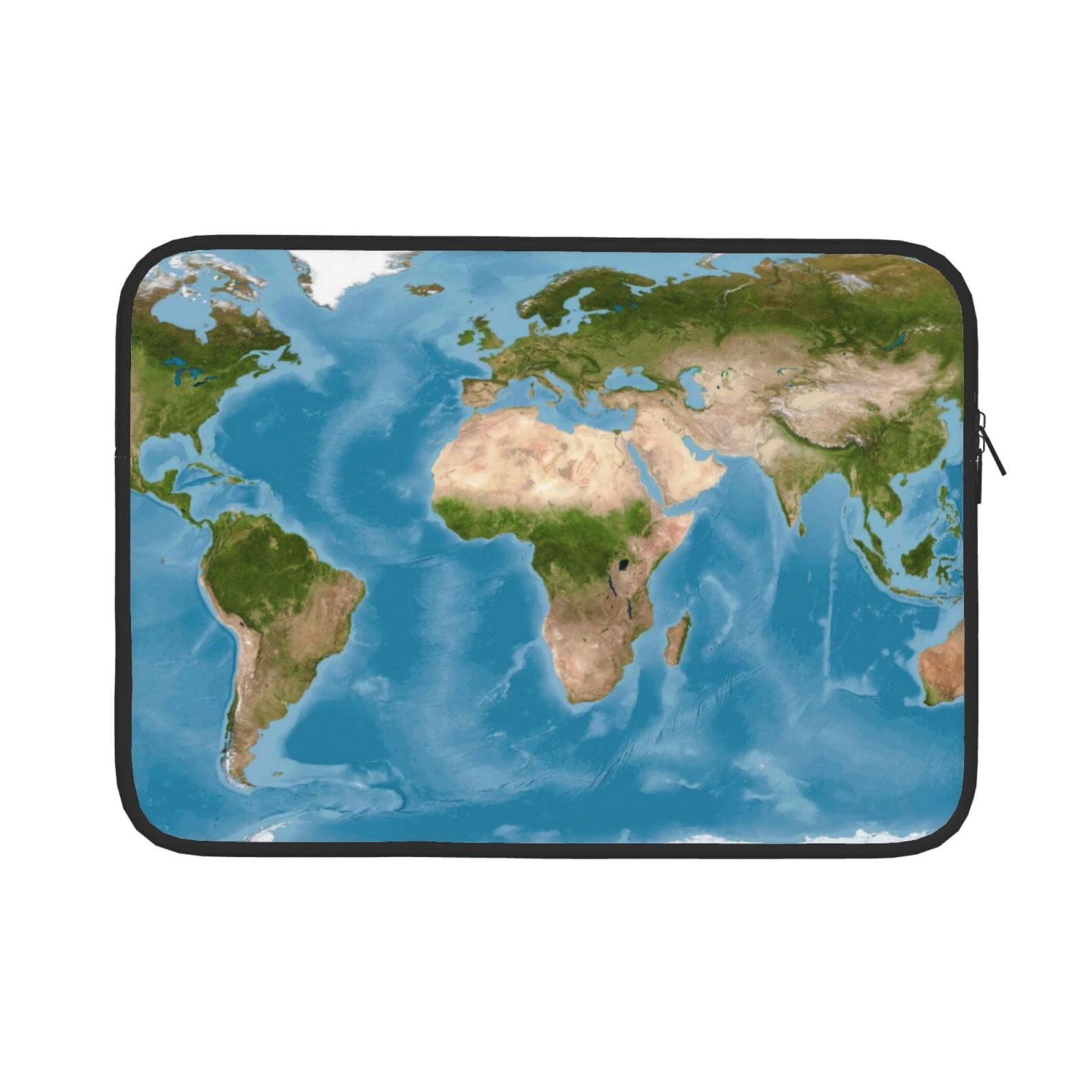 Bingfone Earth View World Map Laptop Sleeve Case 13 Inch, 360 ...
