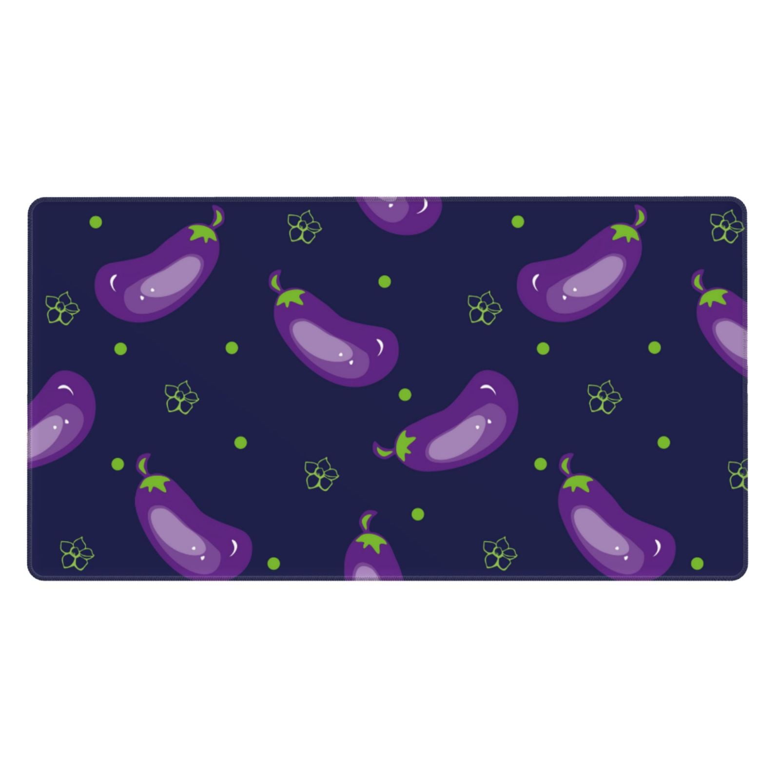 Bingfone Eggplant Large Gaming Mouse Pad,Extended Desk Mousepad With ...