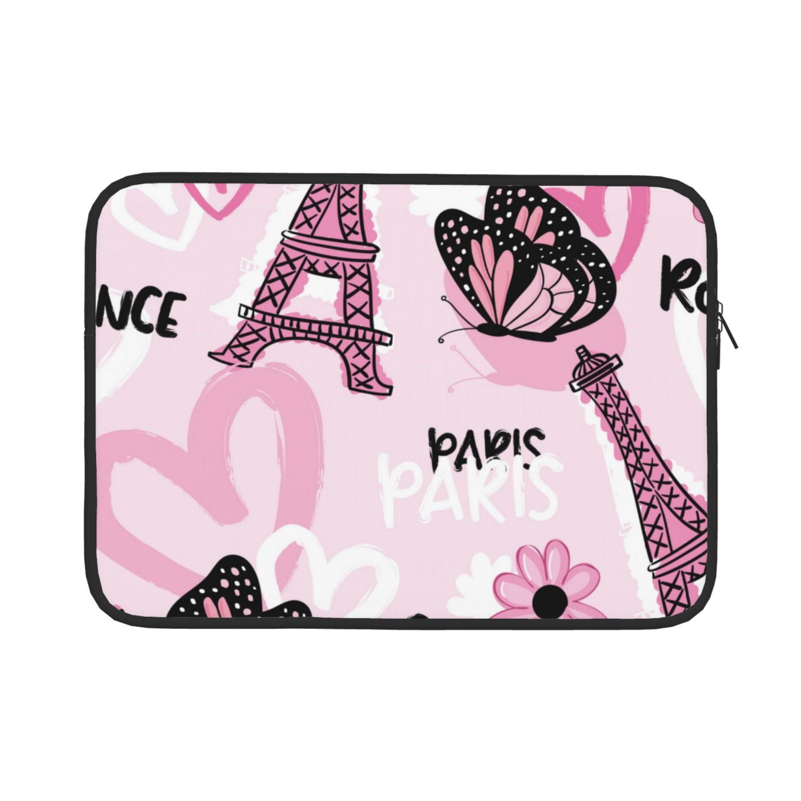 Bingfone Eiffel Tower And Butterflies Laptop Sleeve Case 13 Inch, 360 ...