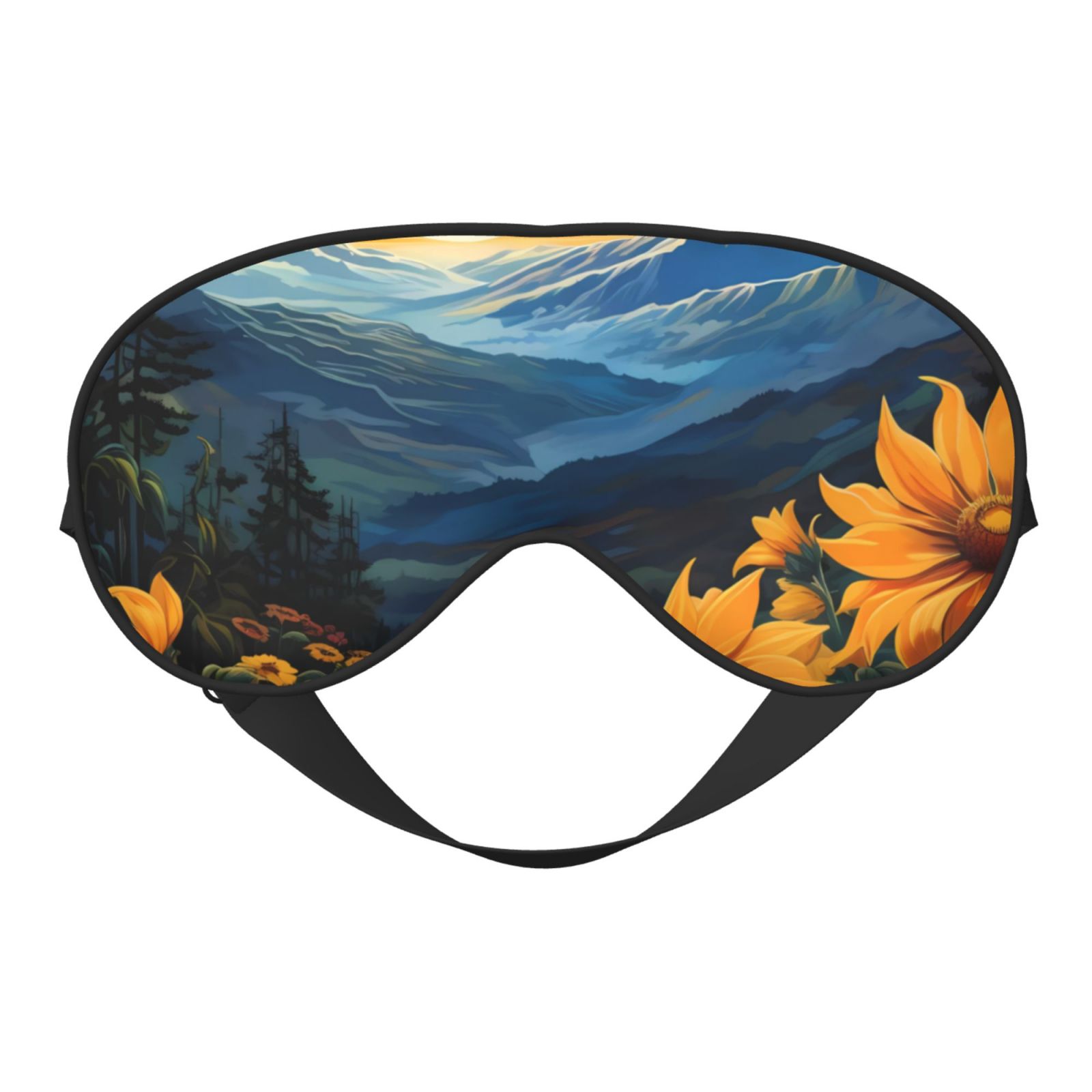 Bingfone Elegant Sunset Sunflower for Sleep Mask Eye Mask for Sleeping ...