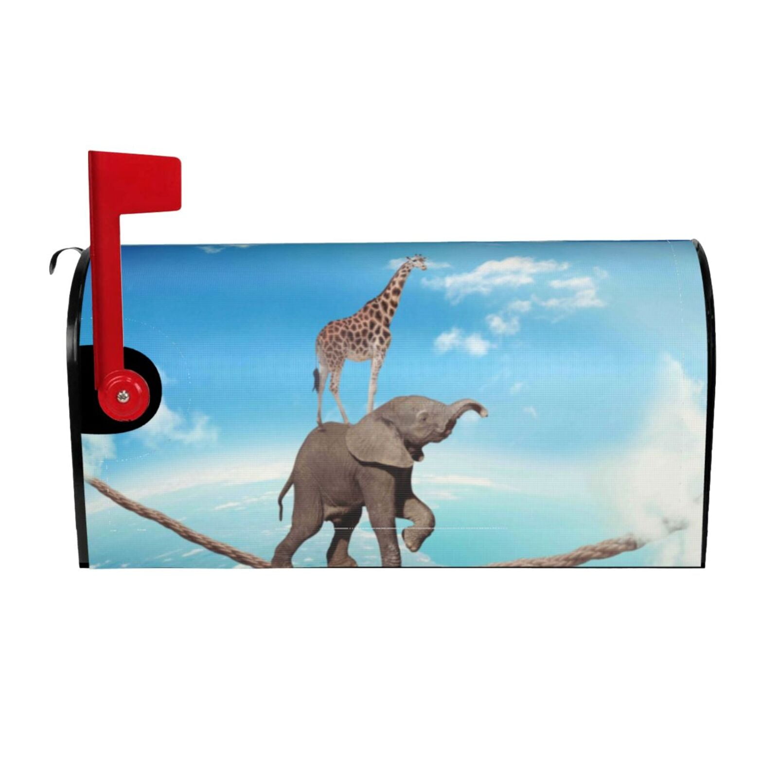 Bingfone Elephant Giraffe Overcomes Fear By Walking On High Rope ...