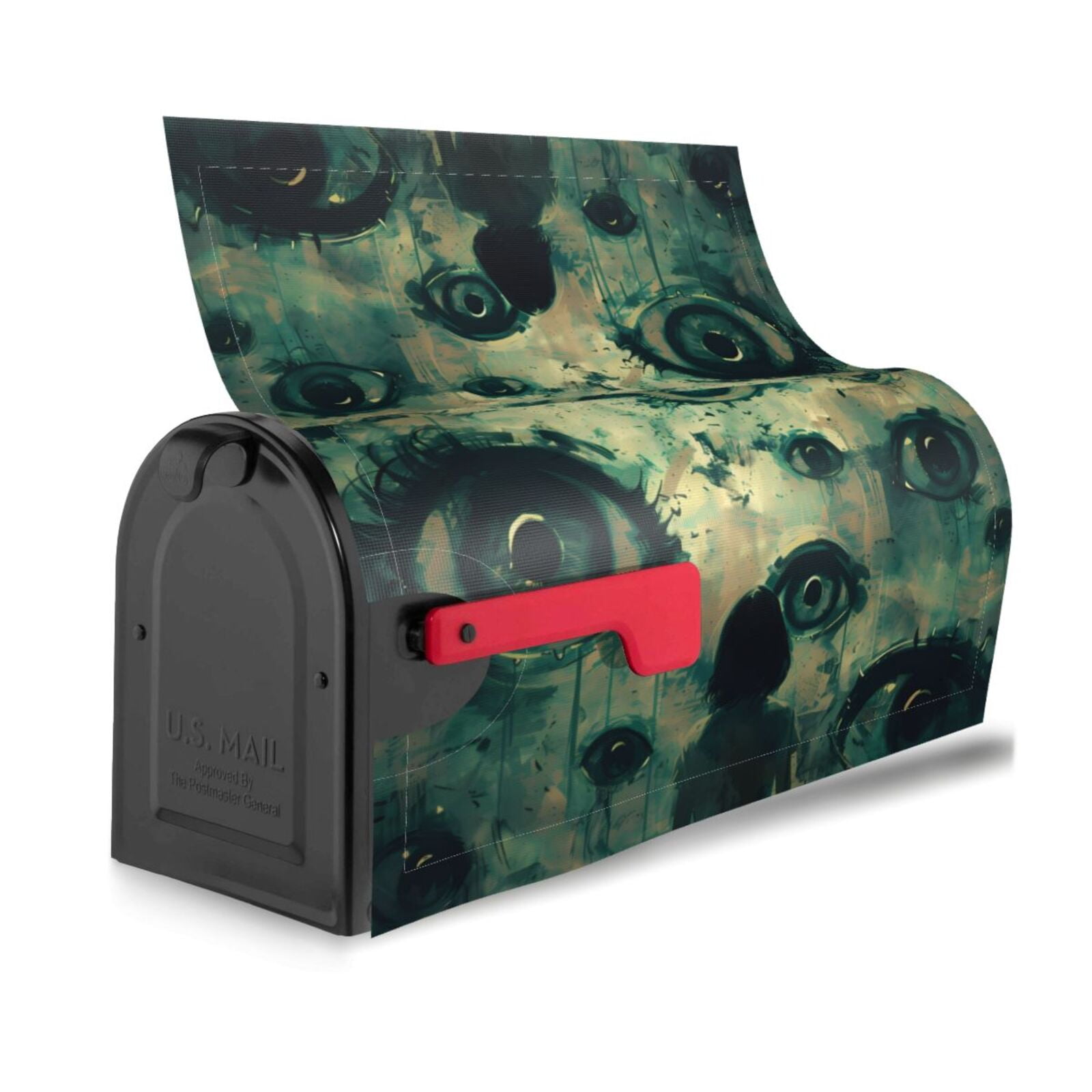 Bingfone Eyes Watching In The Dark Magnetic Mailbox Cover Standard Size ...