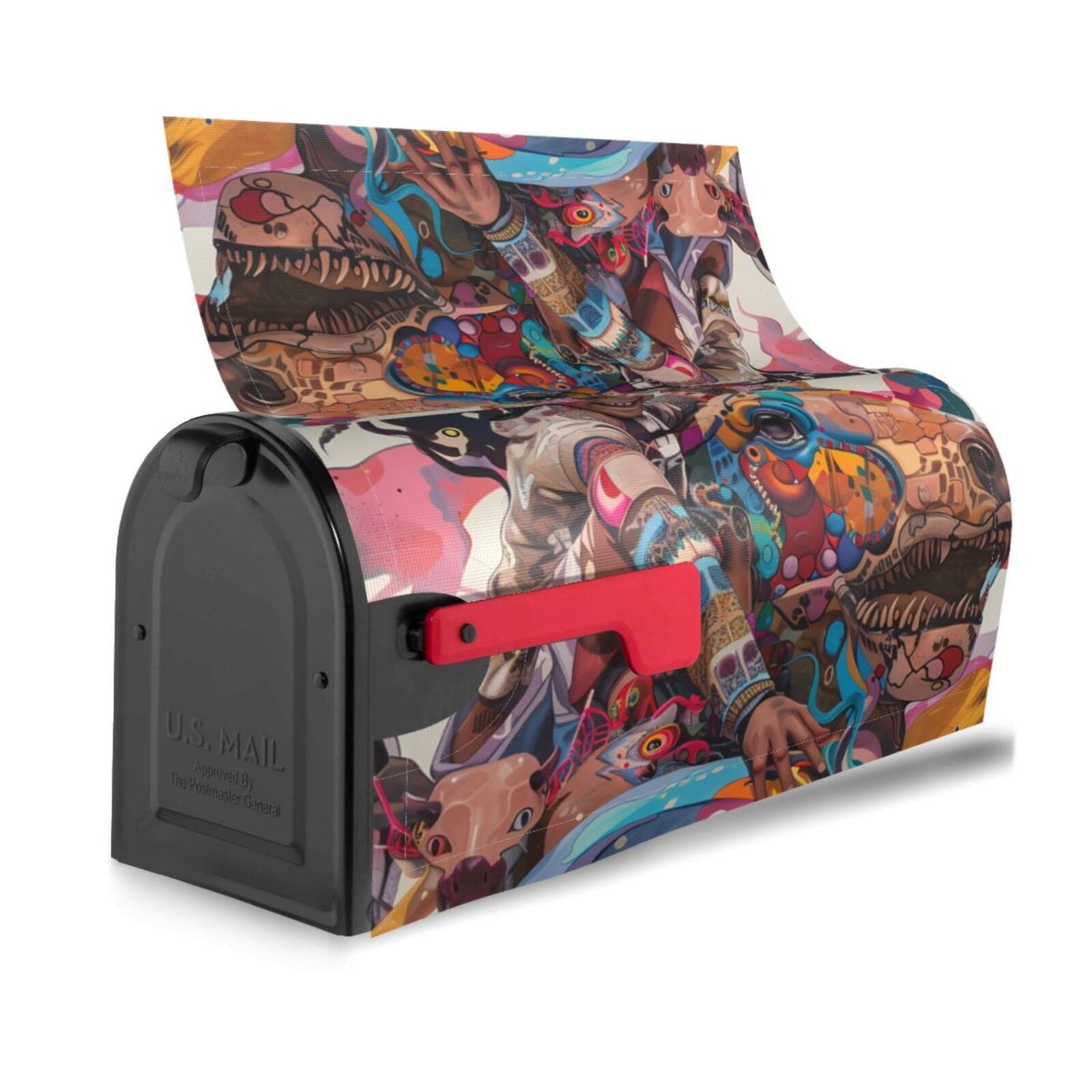 Bingfone Fantasy Colorful Beast Magnetic Mailbox Cover Standard Size ...