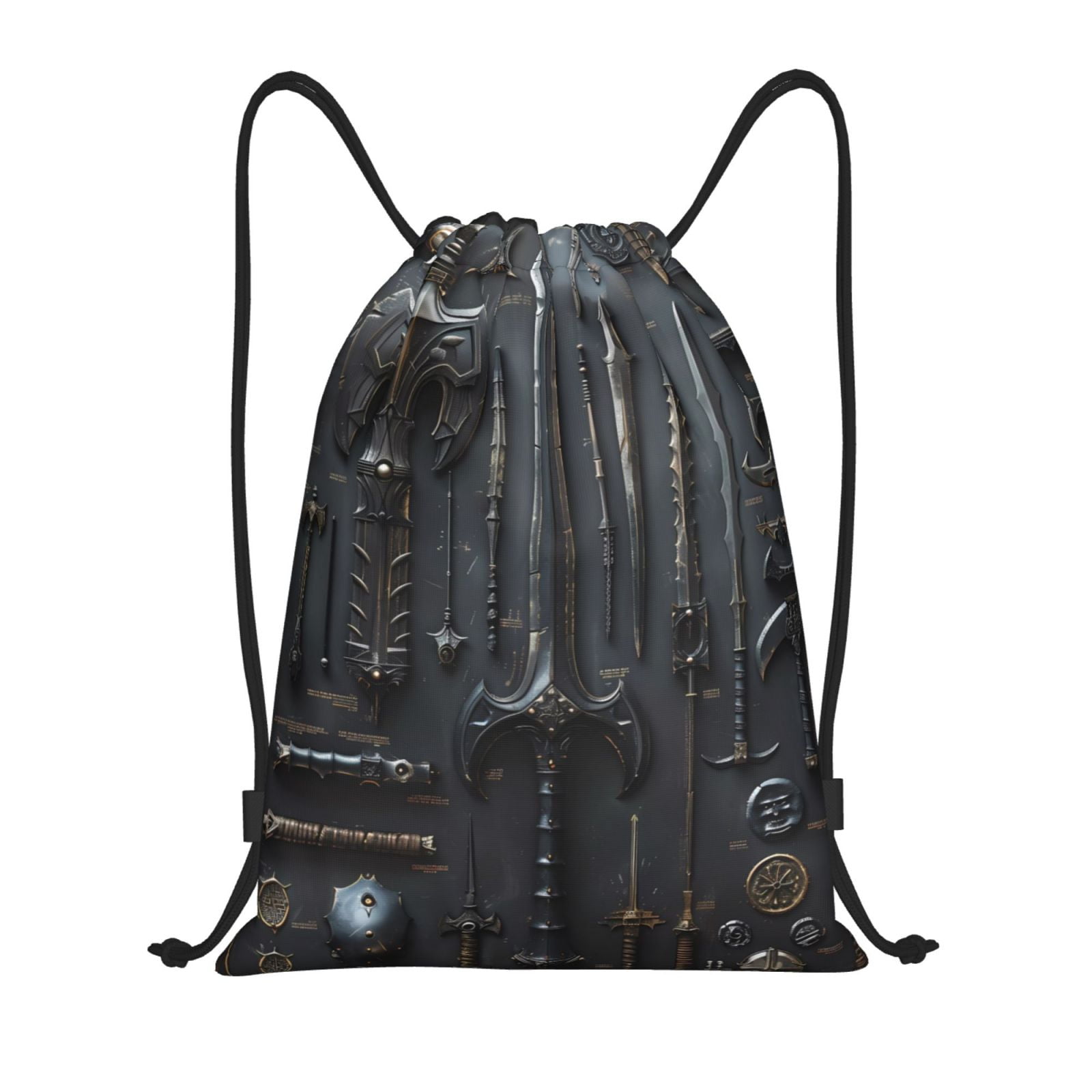 Bingfone Fantasy Medieval Weaponry Drawstrings Backpacks Bags for Men ...