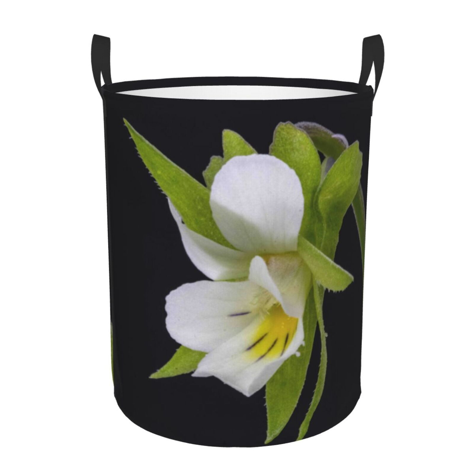 Bingfone Field Pansy Waterproof Foldable Laundry Hamper Bucket With ...