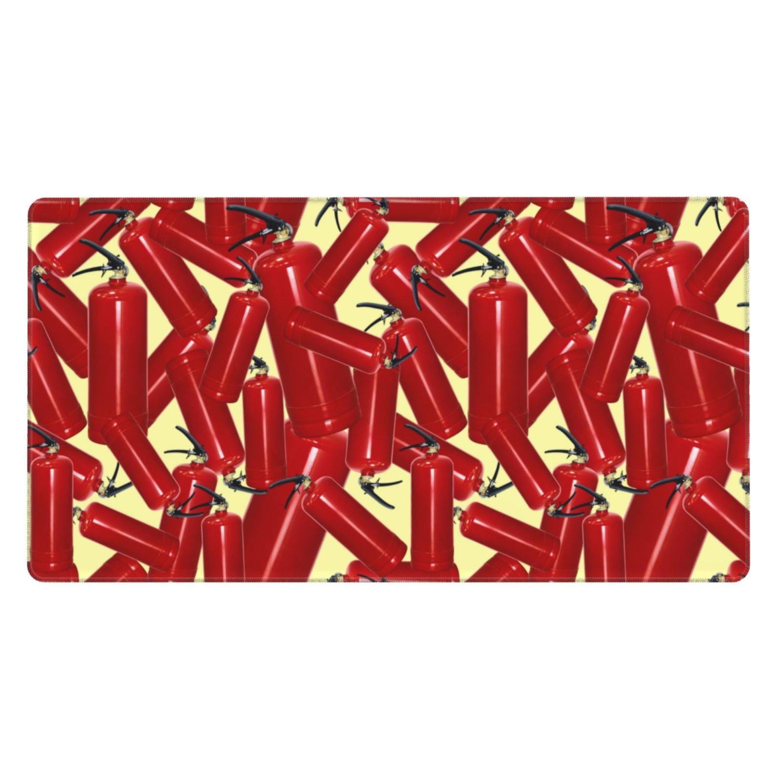 Bingfone Fire Extinguisher Large Gaming Mouse Pad,Extended Desk ...